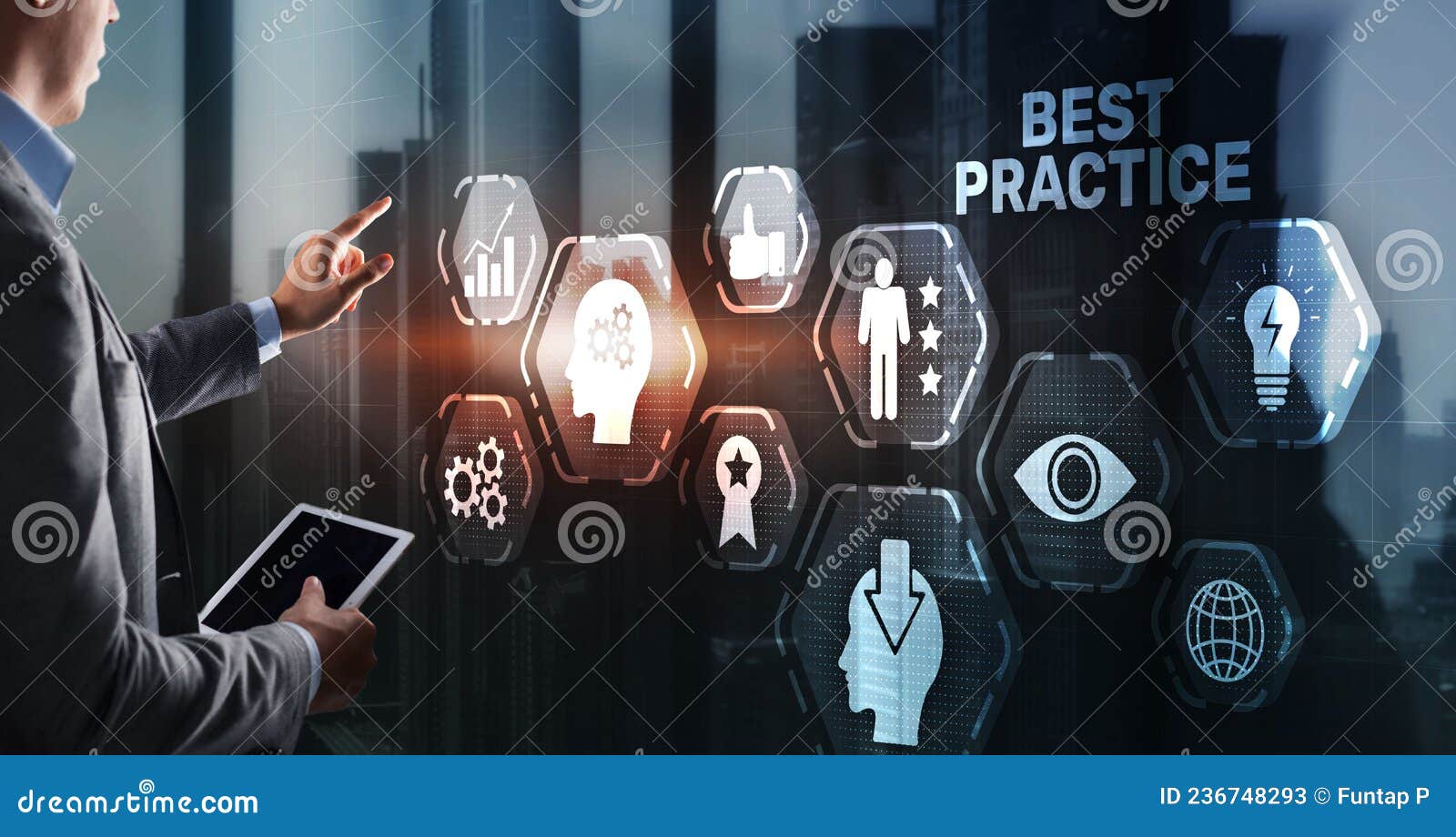 Best Practice Business Technology Internet Successful Business Concept ...