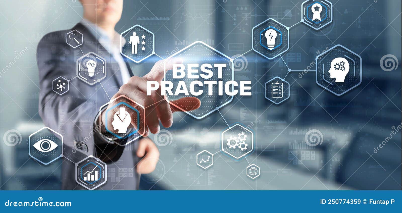 Best Practice Business Technology Internet Successful Business Concept ...