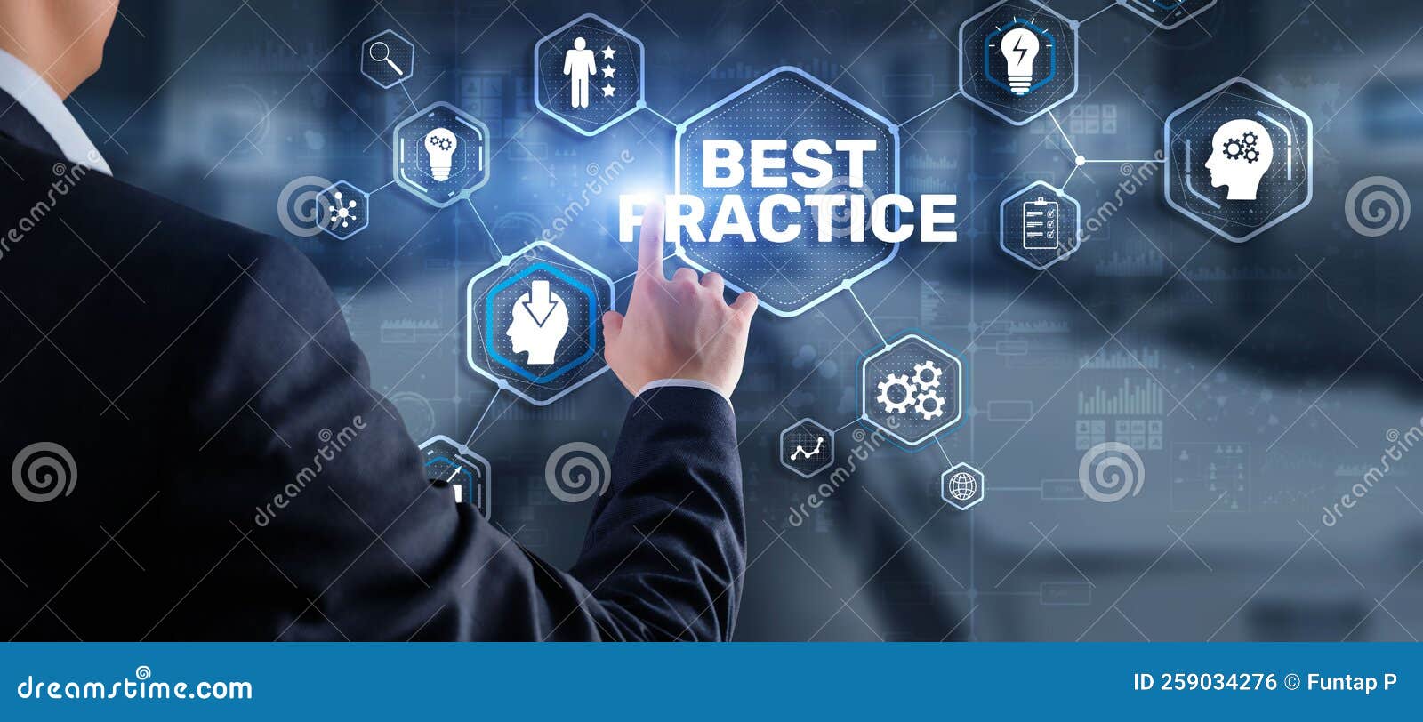 Best Practice Business Technology Internet Successful Business Concept ...