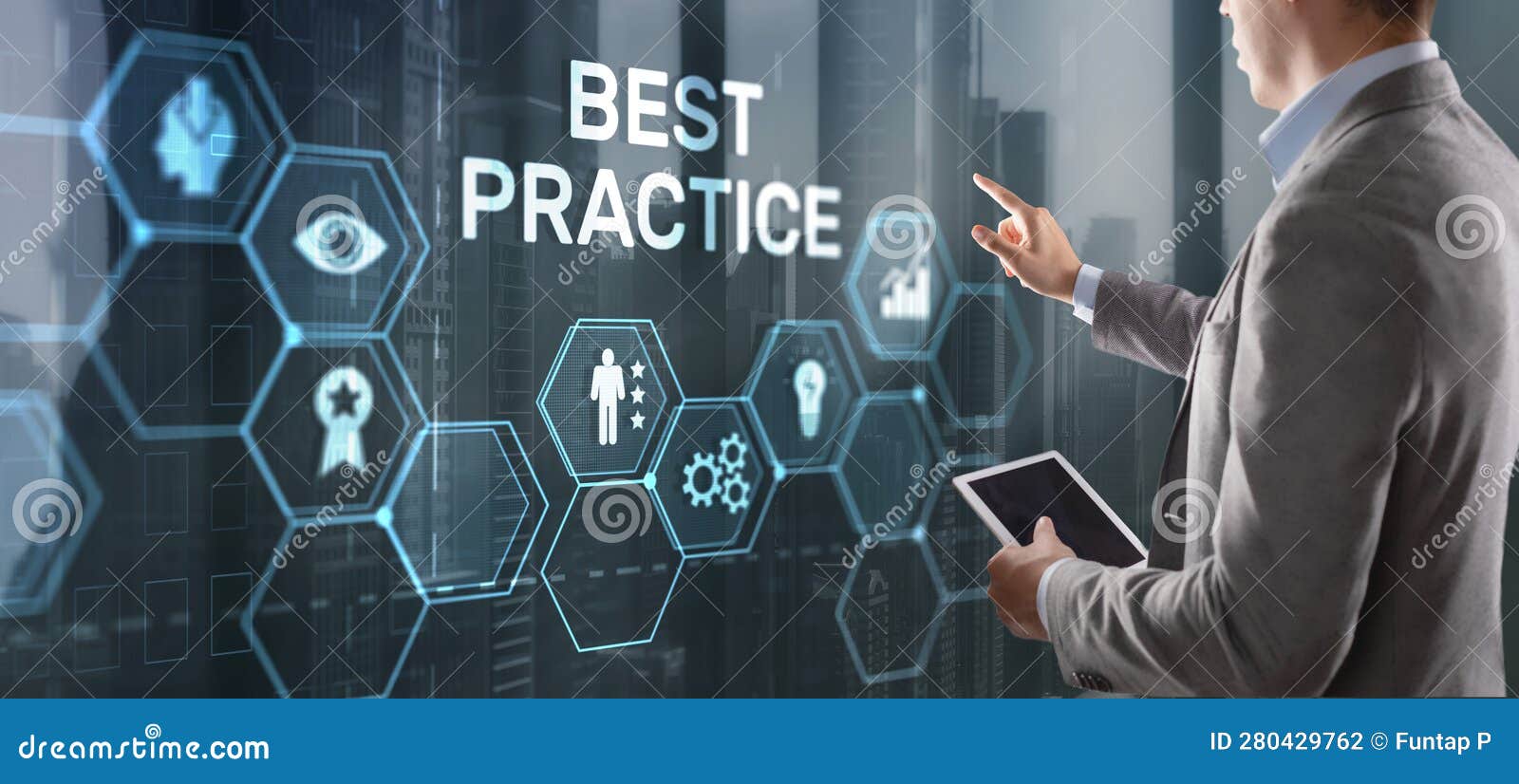 Best Practice Business Technology Internet Successful Business Concept ...