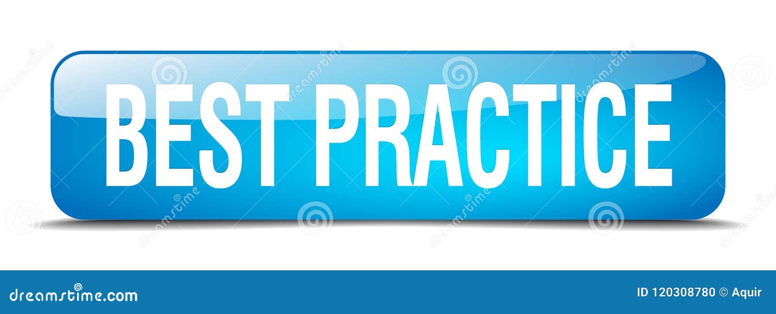 Best practice button stock vector. Illustration of blue - 120308780
