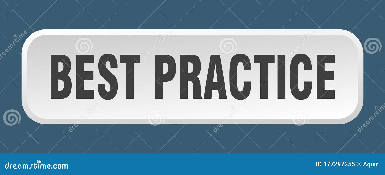 Best Practice Button. Best Practice Square 3d Push Button Stock Vector ...