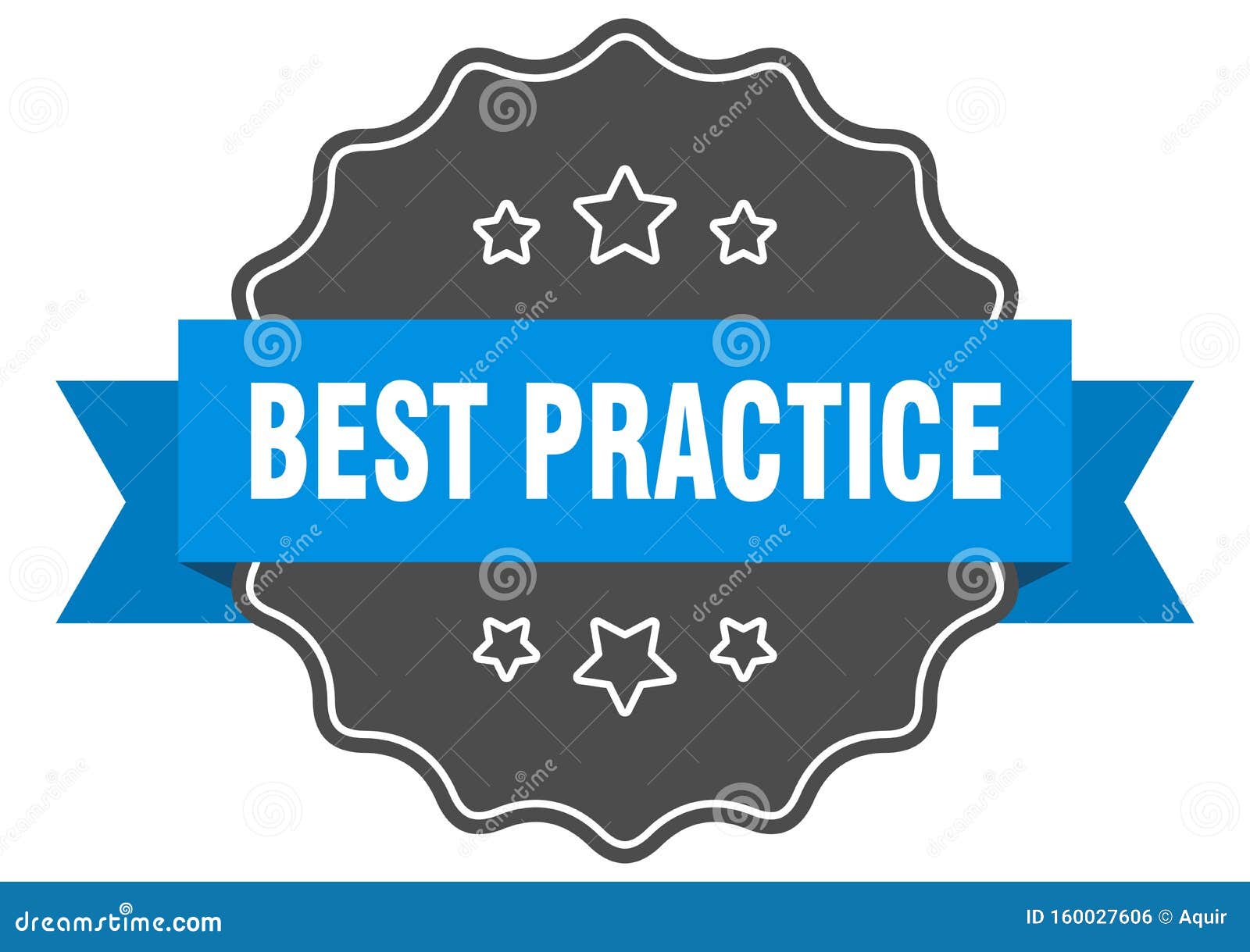 Best practice label stock vector. Illustration of vignette - 160027606