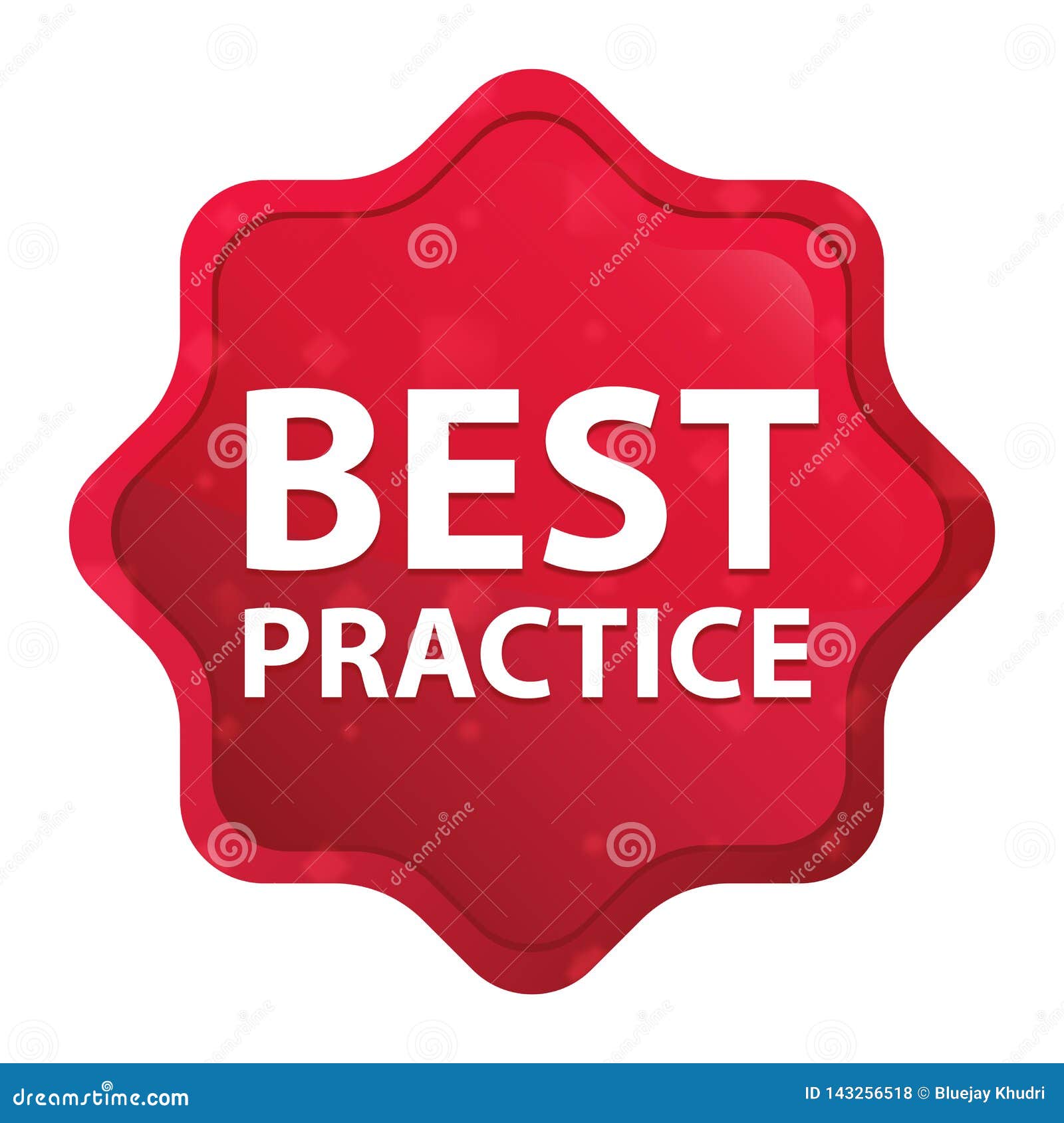 Best Practice Misty Rose Red Starburst Sticker Button Stock ...