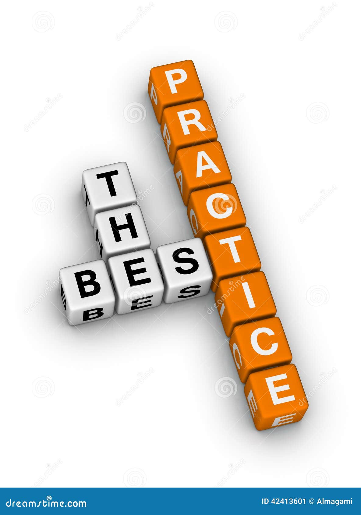 The best practice stock illustration. Illustration of experience - 42413601