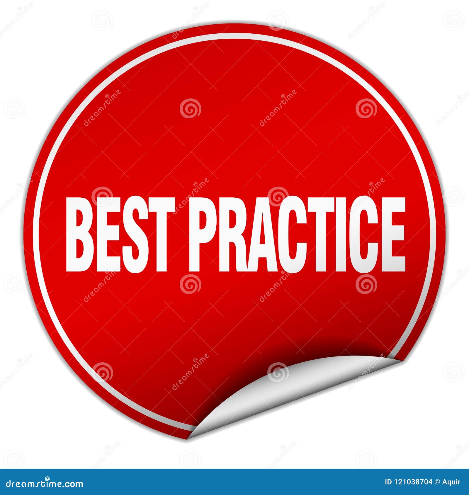 Best practice sticker stock vector. Illustration of paper - 121038704