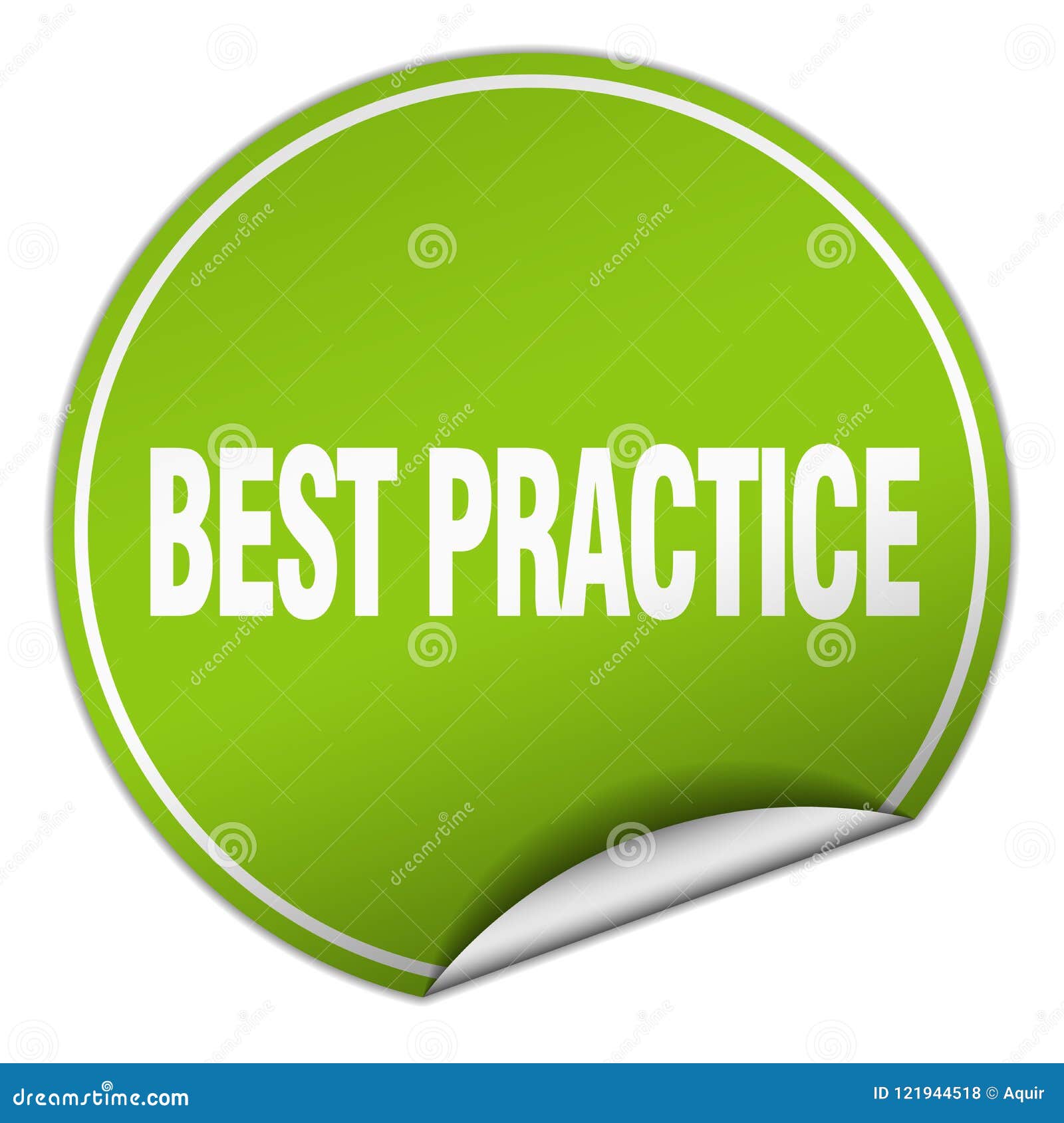 Best practice sticker stock vector. Illustration of background - 121944518
