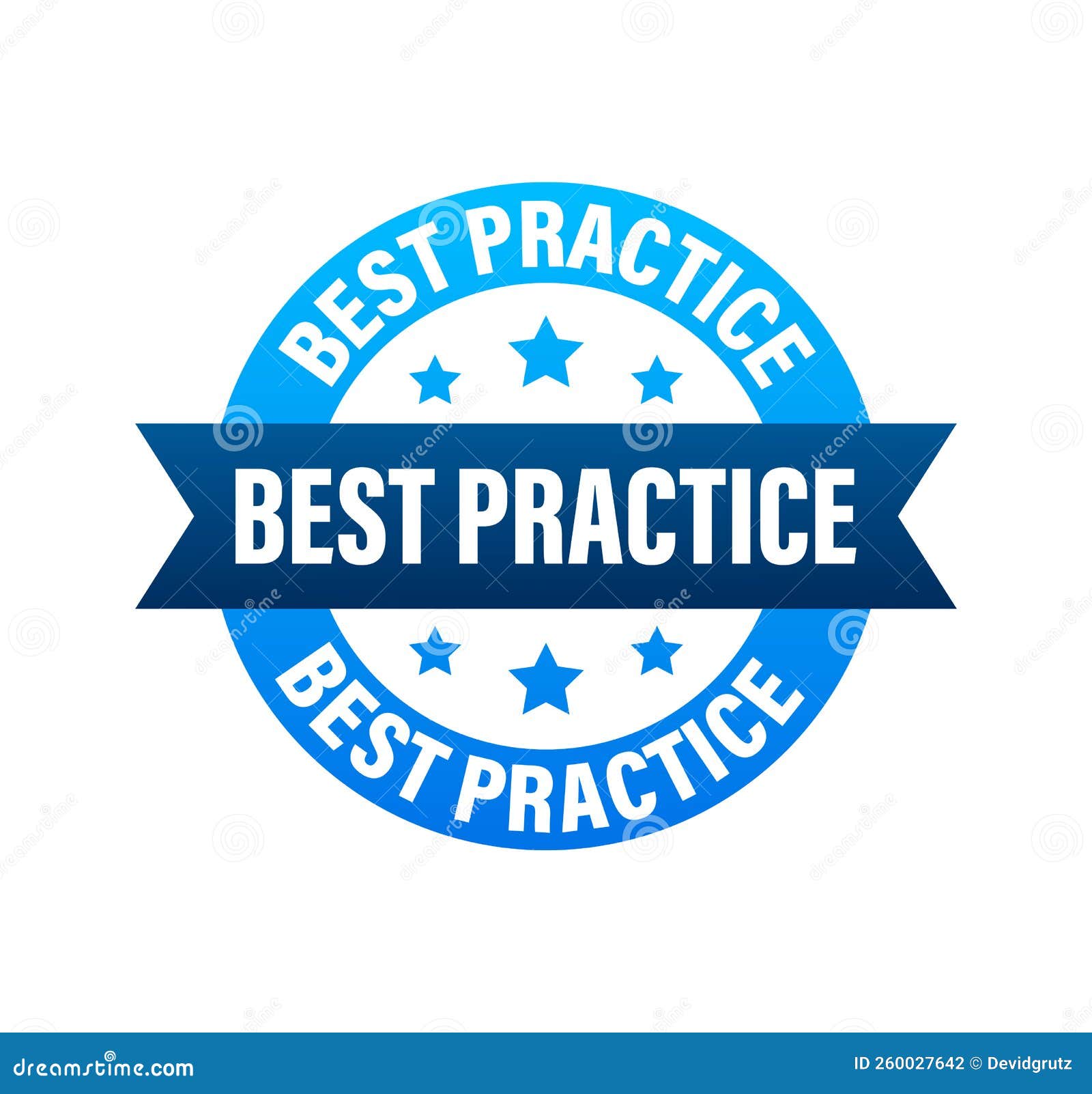 Best Practice Sign, Label. Vector Stock Illustration. Stock Vector ...