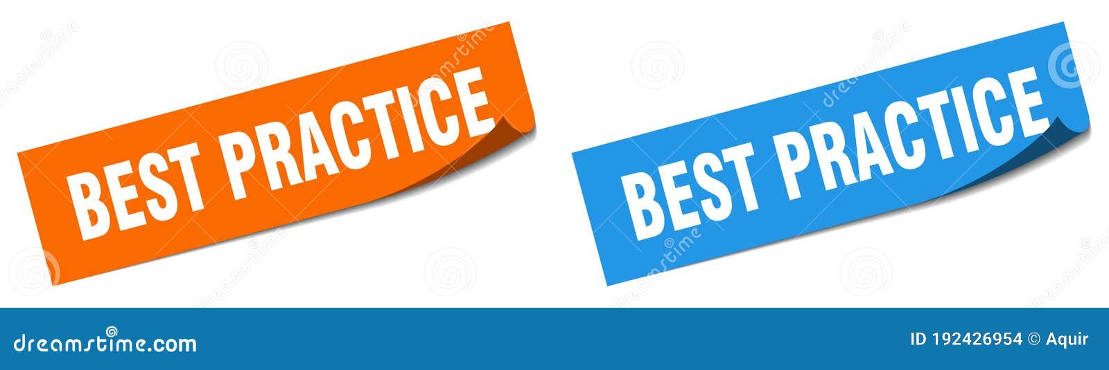 Best Practice Sticker. Best Practice Sign Set Stock Vector ...
