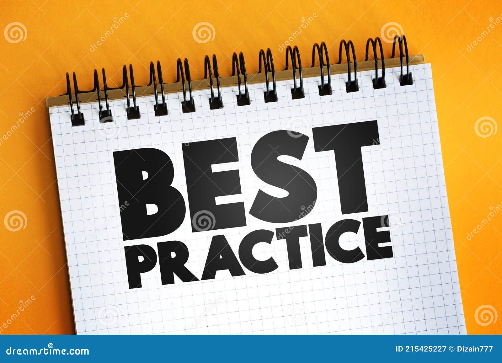 Best Practice Text Quote on Notepad, Concept Background Stock ...