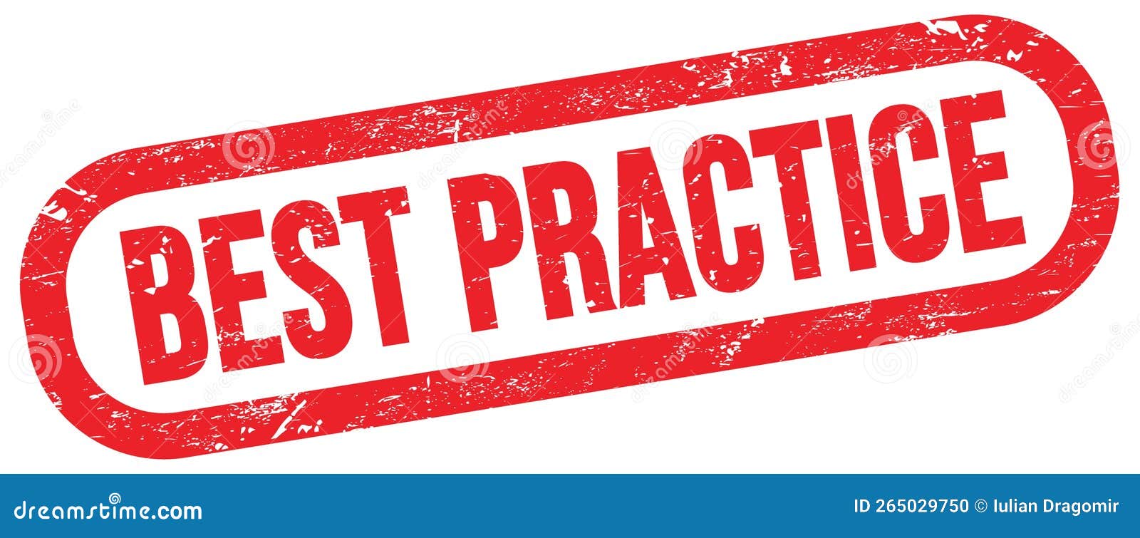 BEST PRACTICE, Text Written on Red Stamp Sign Stock Illustration ...