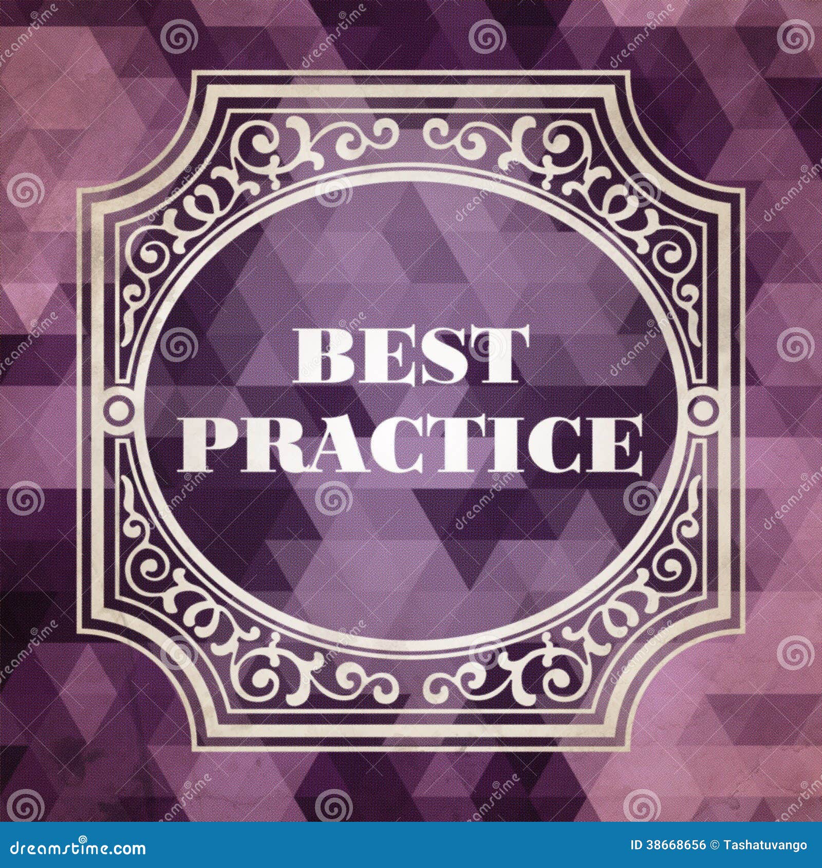 Best Practice. Vintage Background. Stock Illustration - Illustration of ...