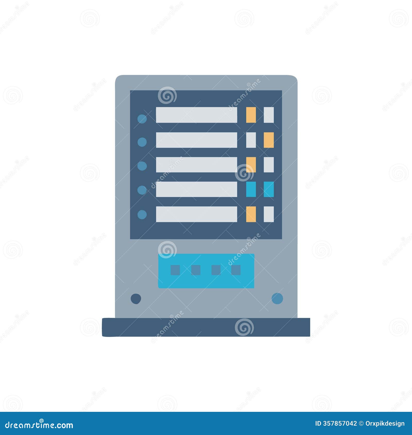 Computer Usage Infographic Vector Illustration | CartoonDealer.com ...