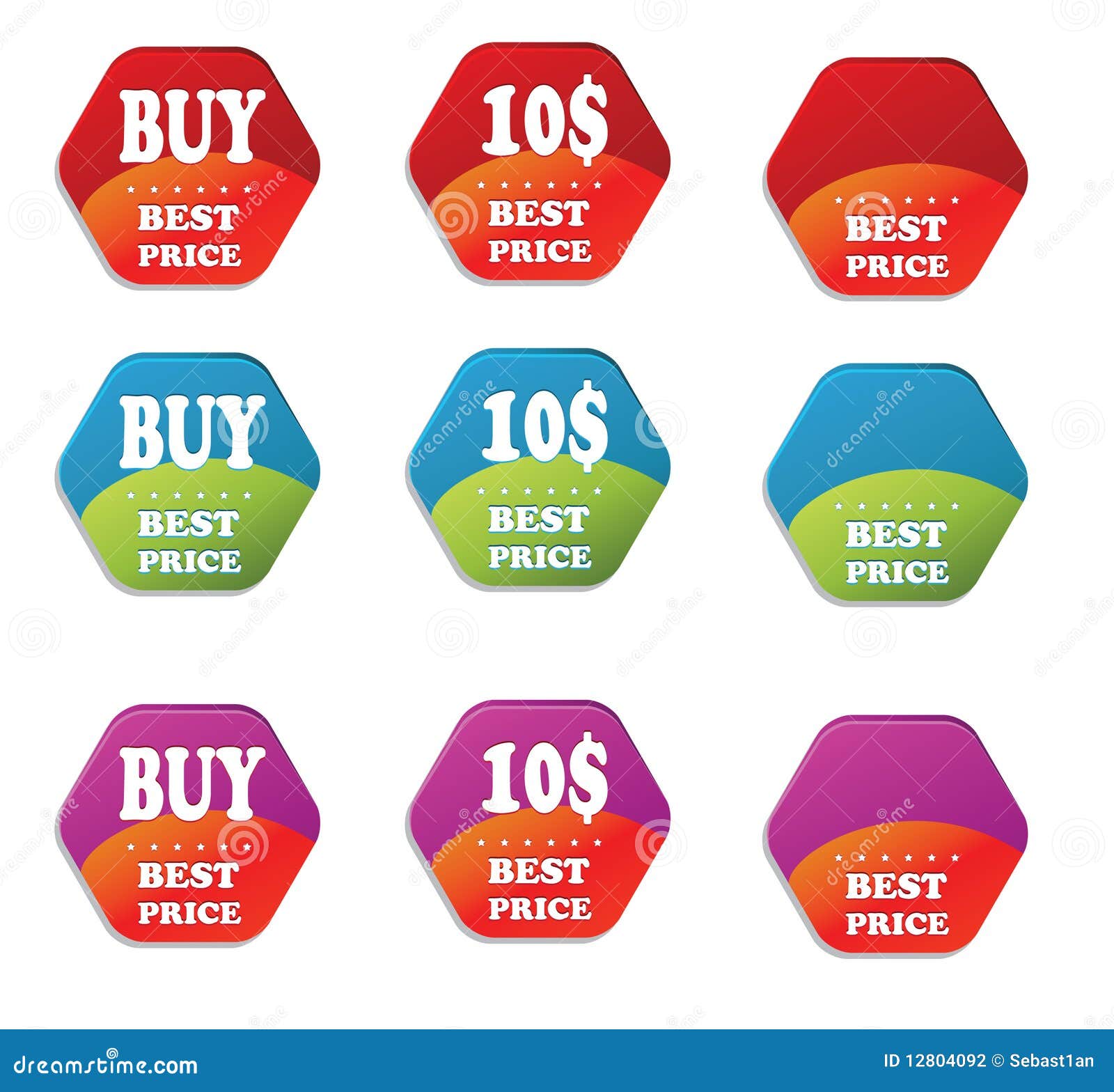 Best price sticker stock illustration. Illustration of customer - 12804092