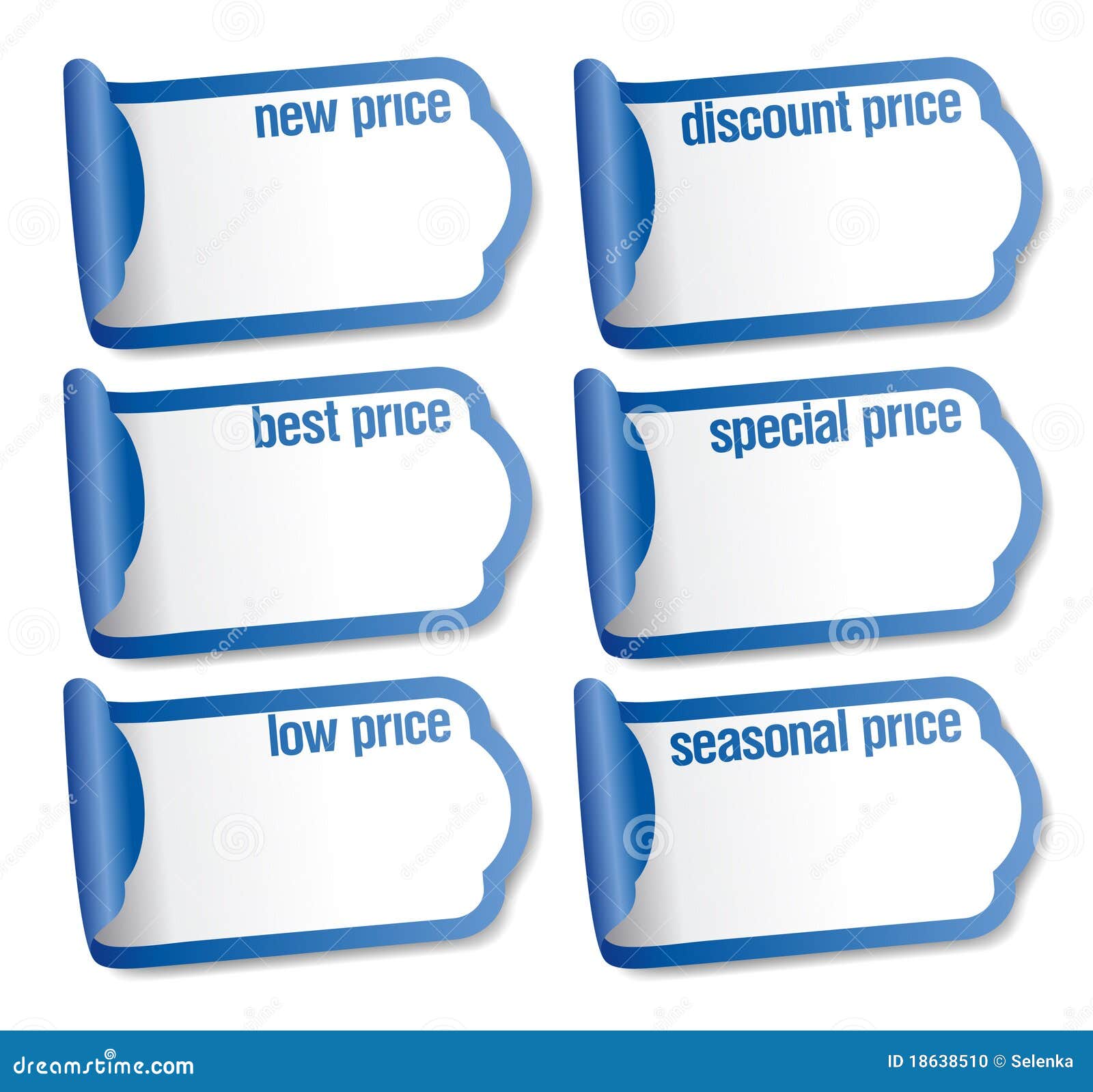 Best price stickers. stock vector. Illustration of marketing - 18638510
