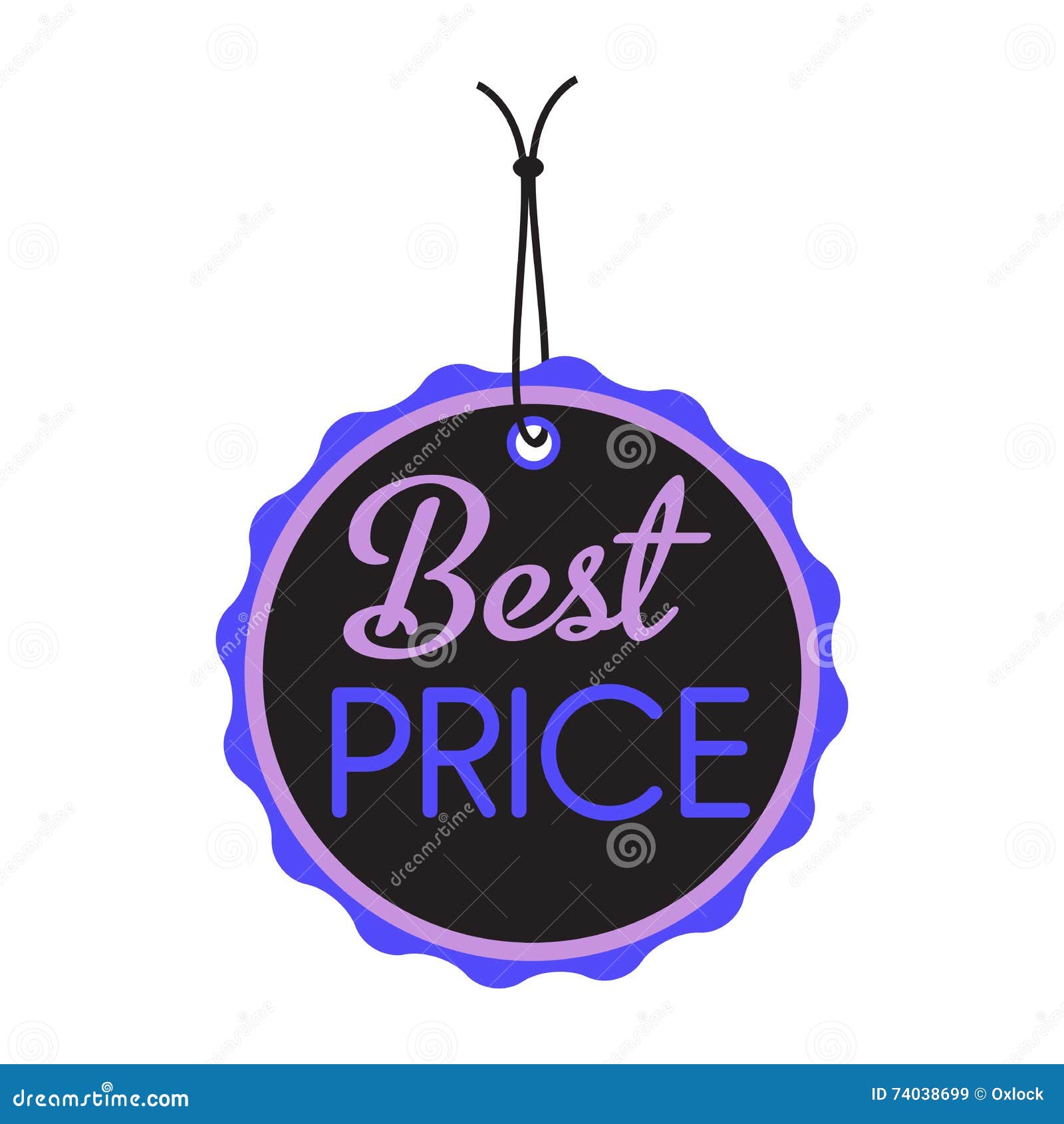 Best price tag stock vector. Illustration of purchase - 74038699