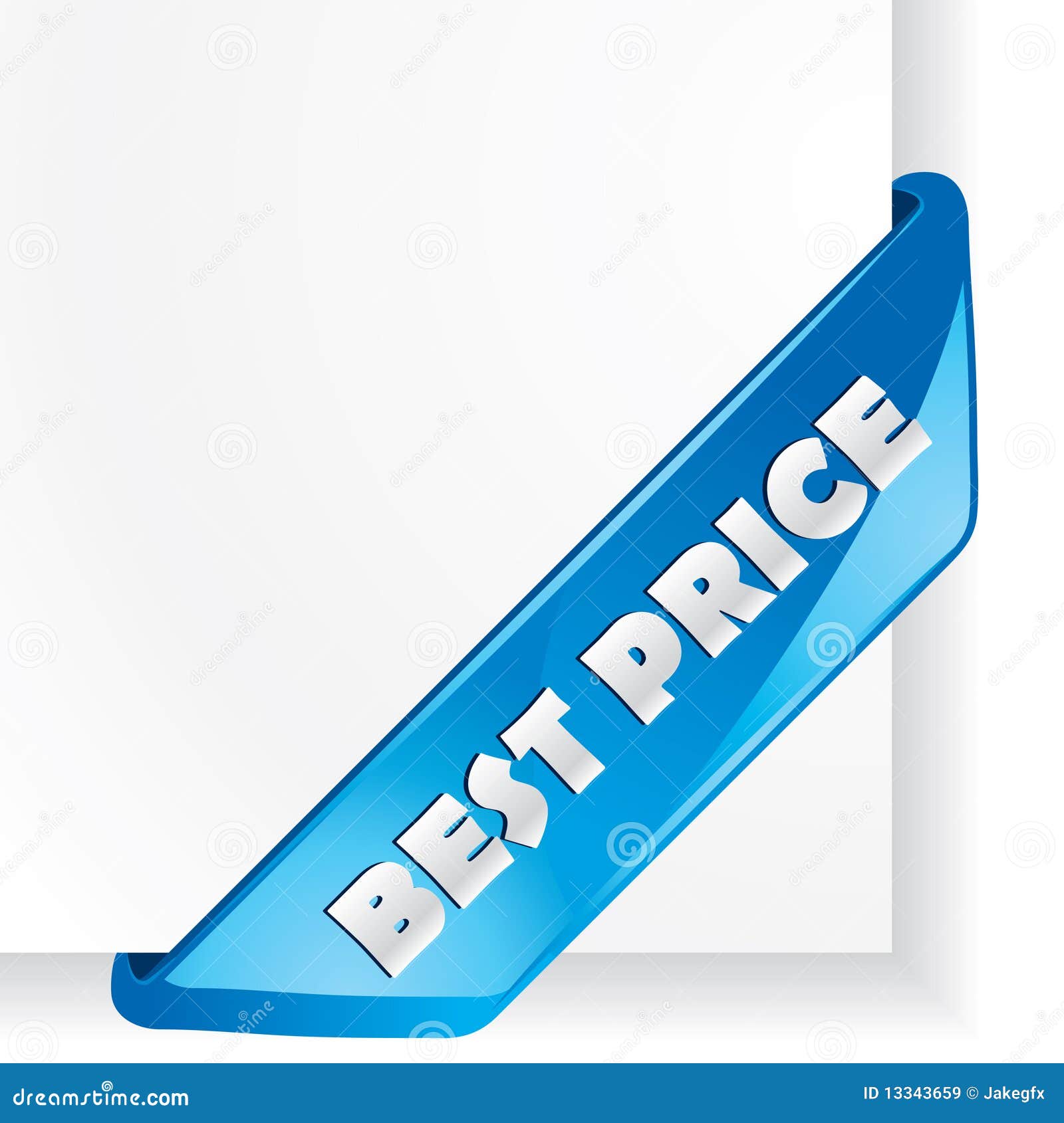 Best Price vector corner. stock vector. Illustration of flyer - 13343659