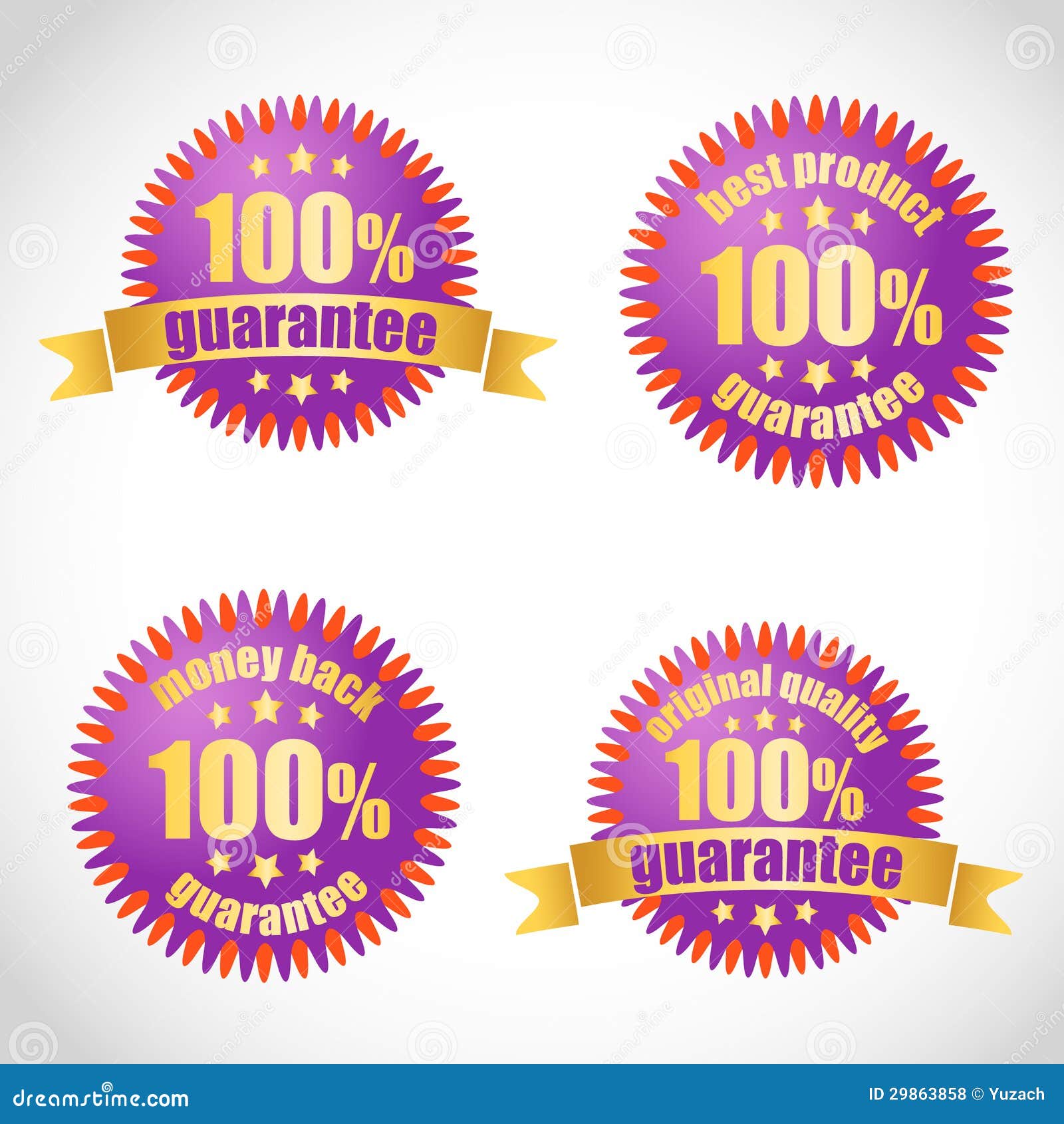 Best Product Guarantee Stickers Stock Vector - Illustration of ...