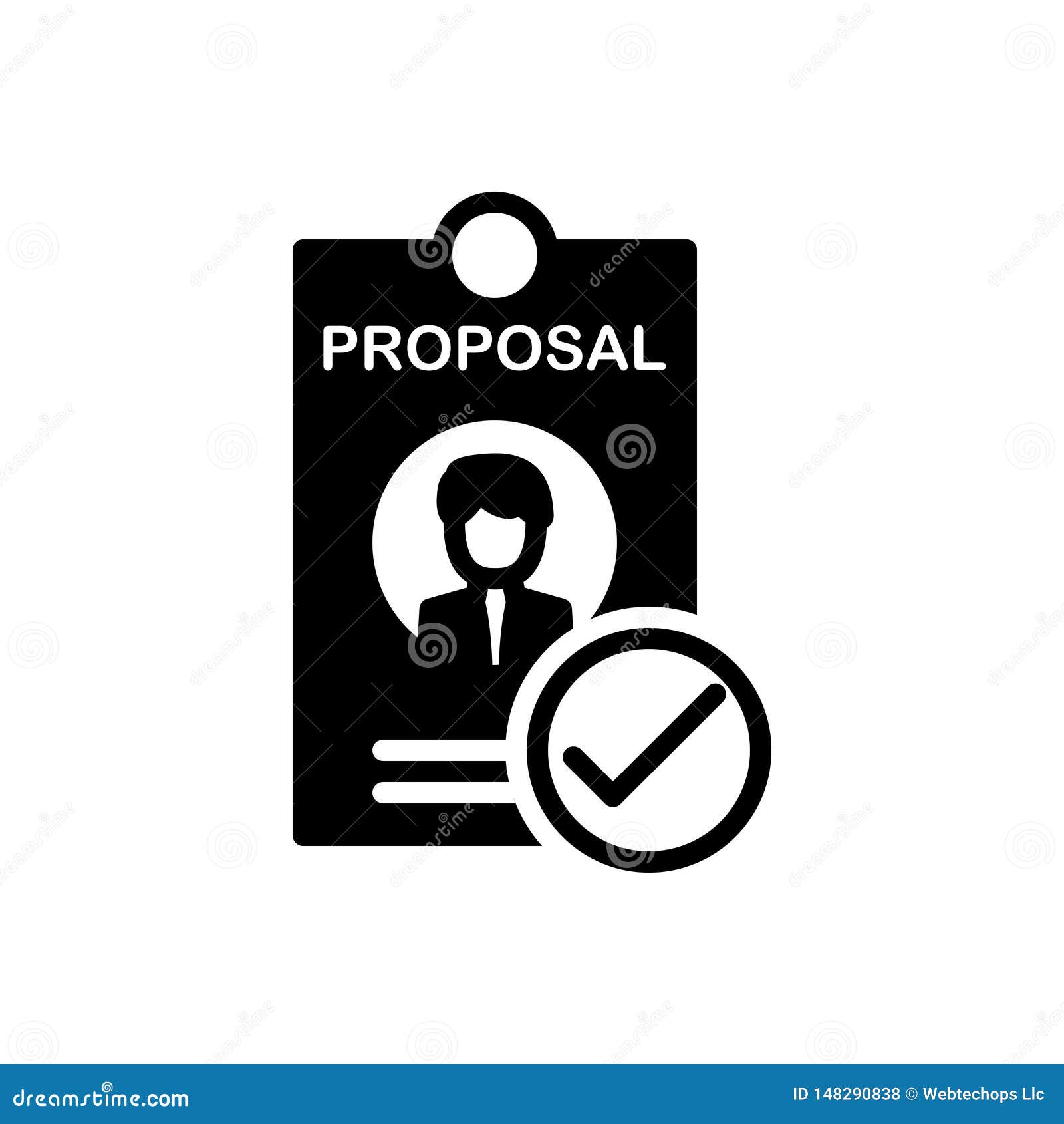 Black Solid Icon for Best Proposal, Motion and Proposal Stock ...