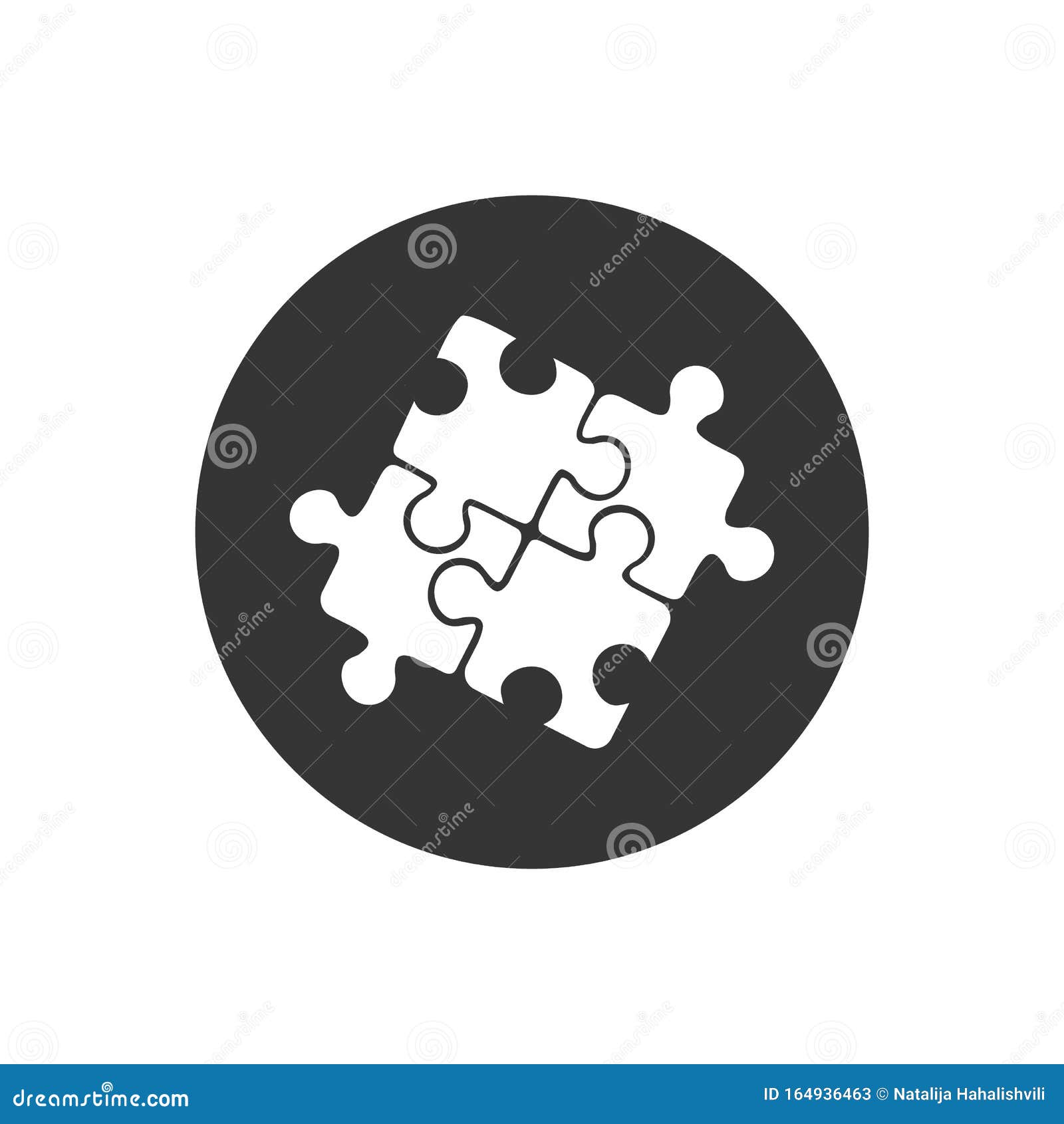 Best Puzzle Icon. Vector Illustration in Modern Flat Style Stock Vector ...
