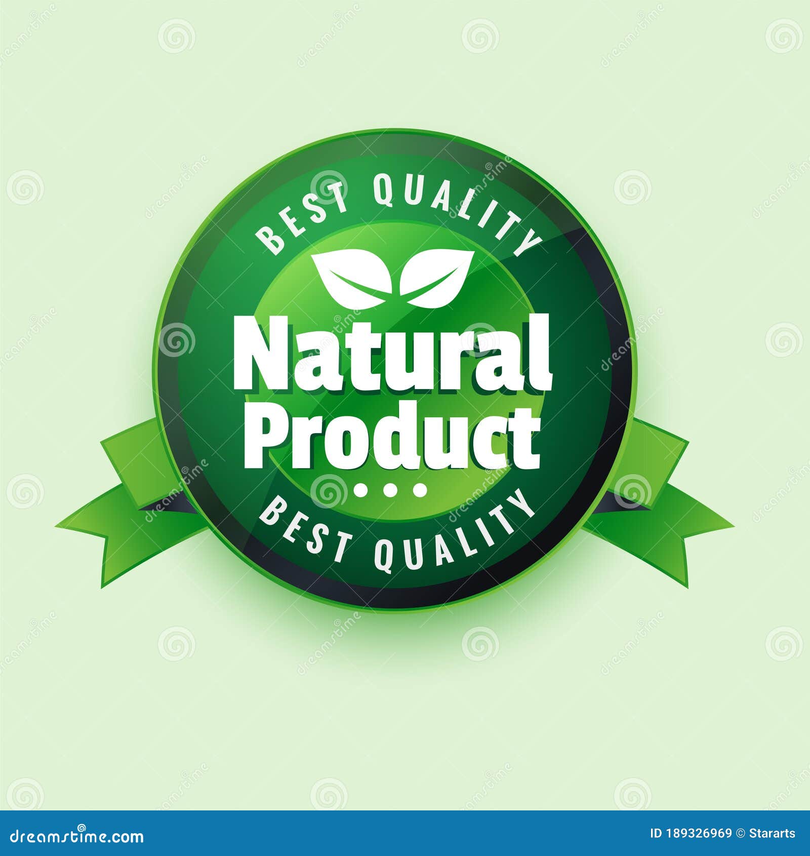 Best Qaulity Natural Product Label Stocker Design Stock Vector ...