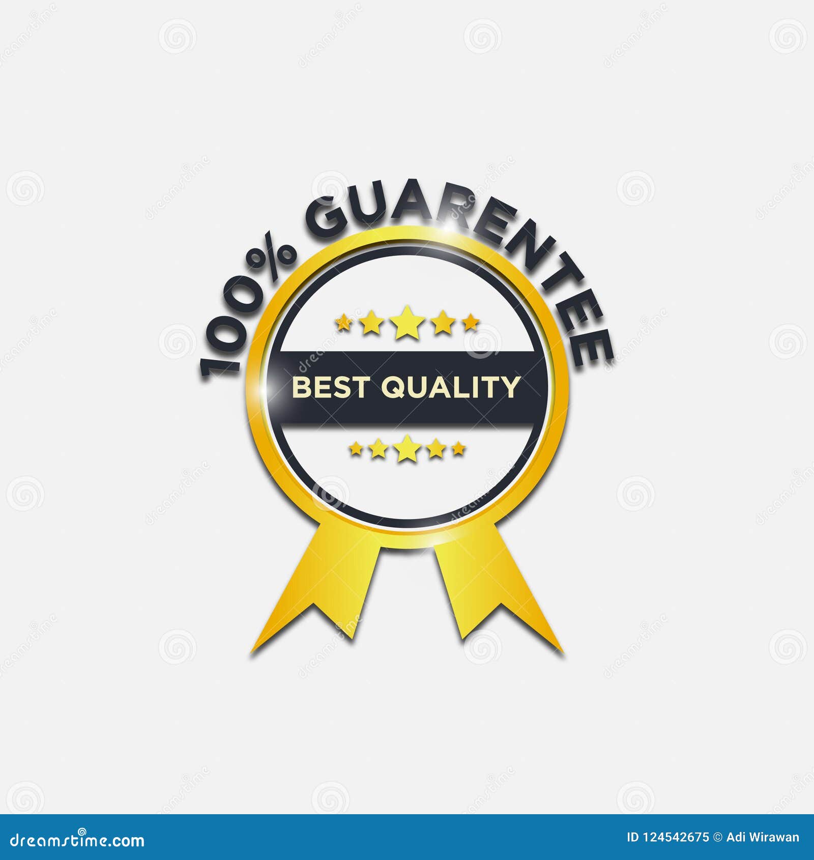 Best Quality Guarantee Gold Vector Label Stock Vector - Illustration of ...