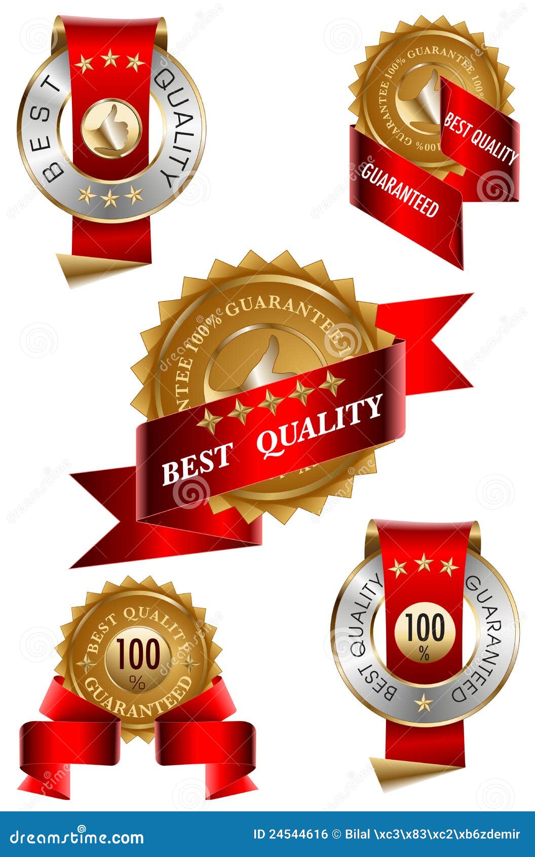 Best Quality Label Set stock vector. Illustration of control - 24544616