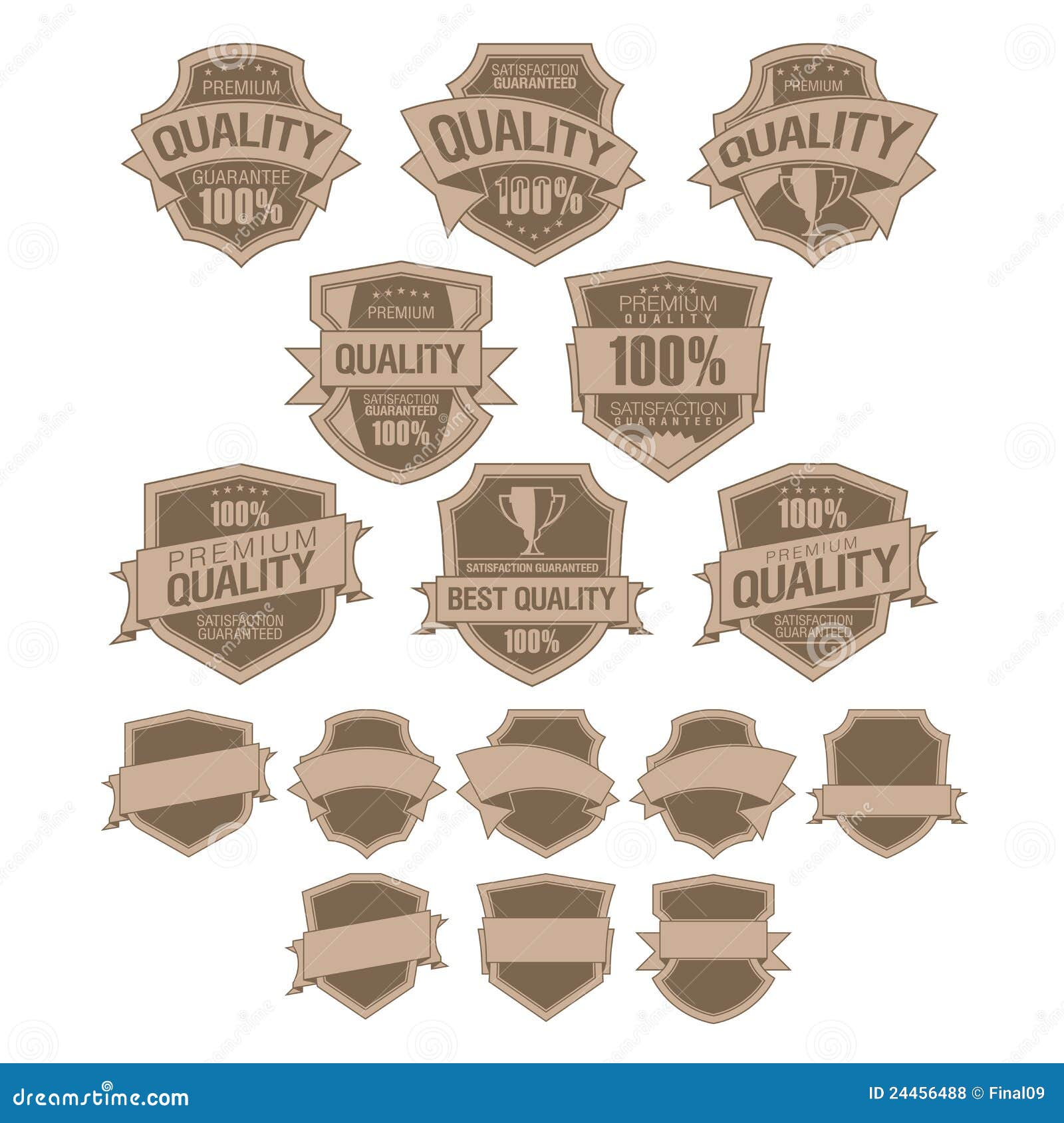 Best Quality Labels stock vector. Illustration of assurance - 24456488