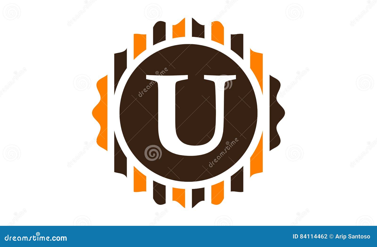 Best Quality Letter U stock vector. Illustration of emblem - 84114462