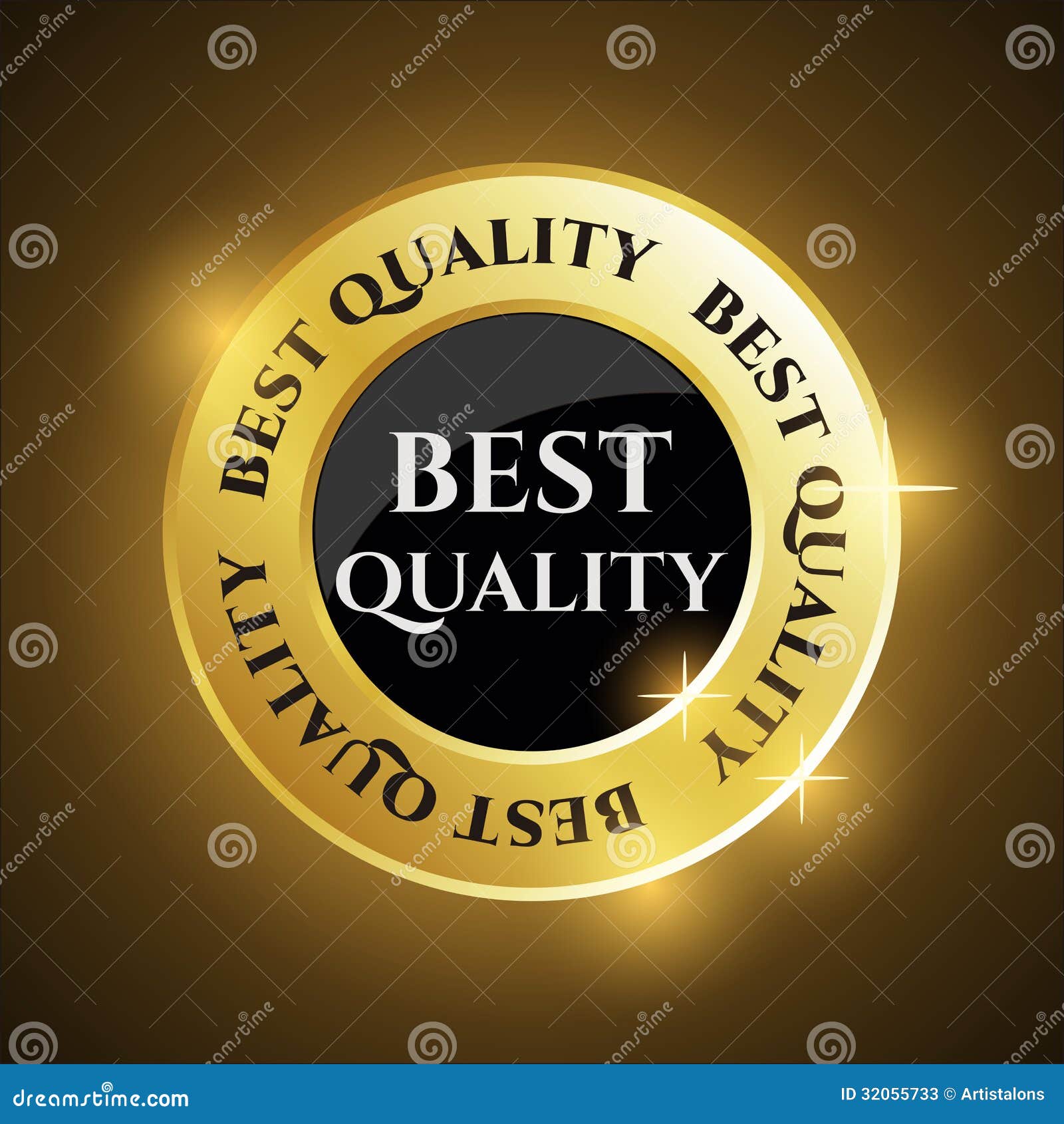 Best Quality Medal/Seal stock vector. Illustration of decorative - 32055733
