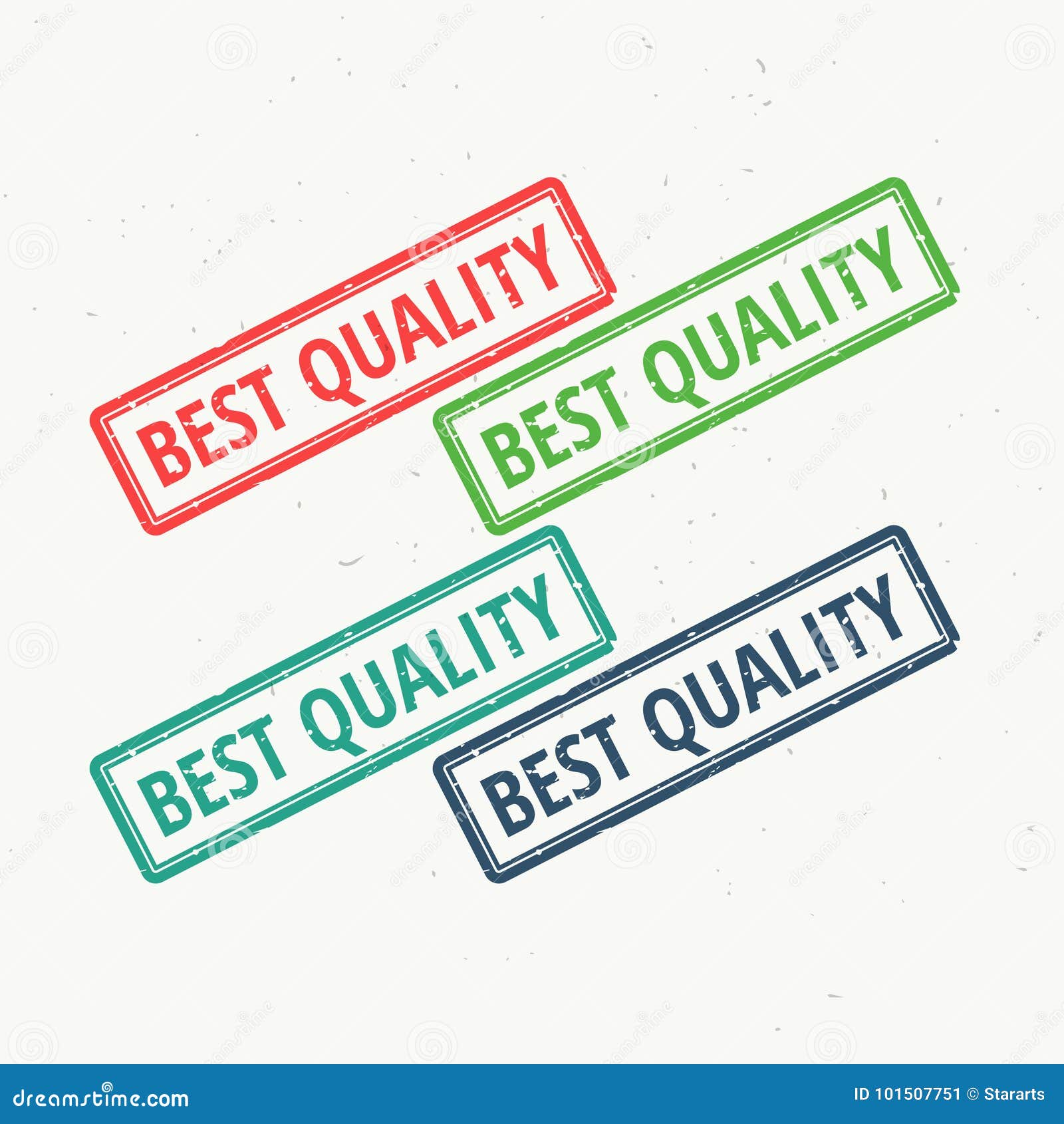 Best Quality Rubber Stamp in Different Colors Stock Vector ...