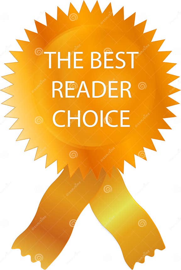 Best Reader stock illustration. Illustration of certificate - 7229439