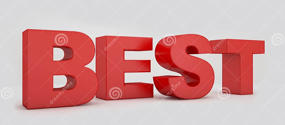 Best Red Word and on Background Stock Illustration - Illustration of ...