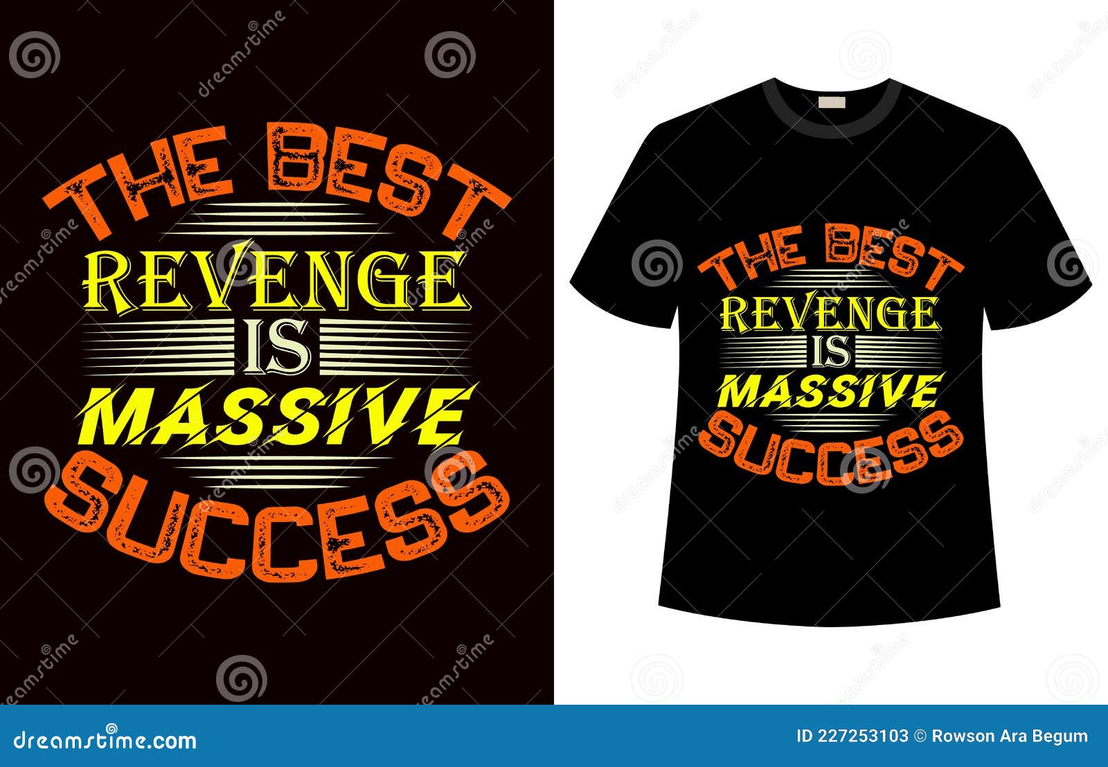 The Best Revenge T Shirt Design Stock Vector - Illustration of ...