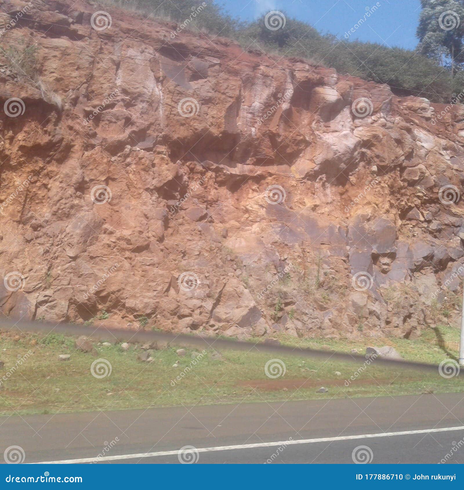 Best Rock View with Roads T-junction Stock Photo - Image of junction ...