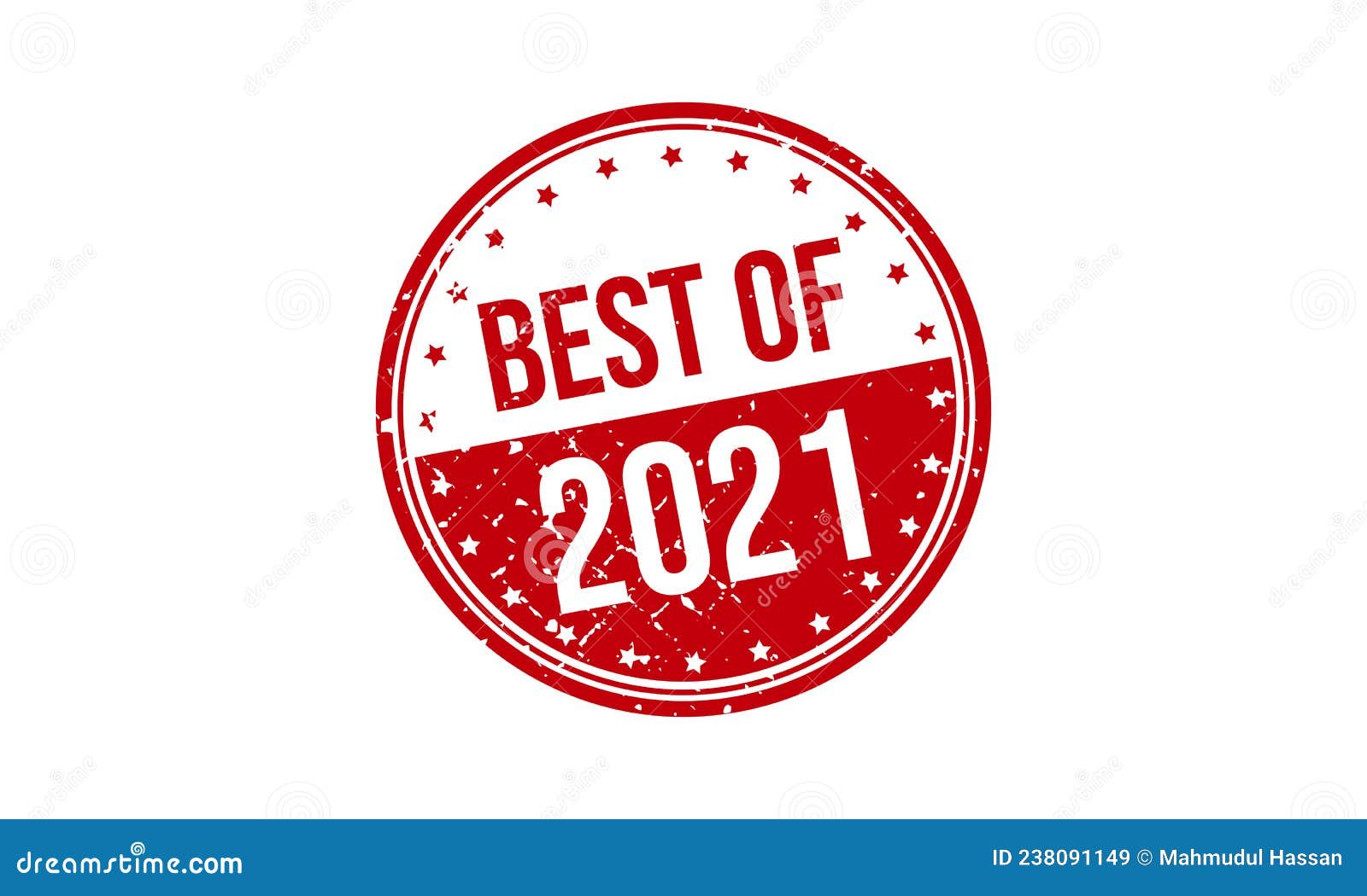 Best of 2021 Rubber Stamp. Best of 2021 Grunge Stamp Seal Vector ...