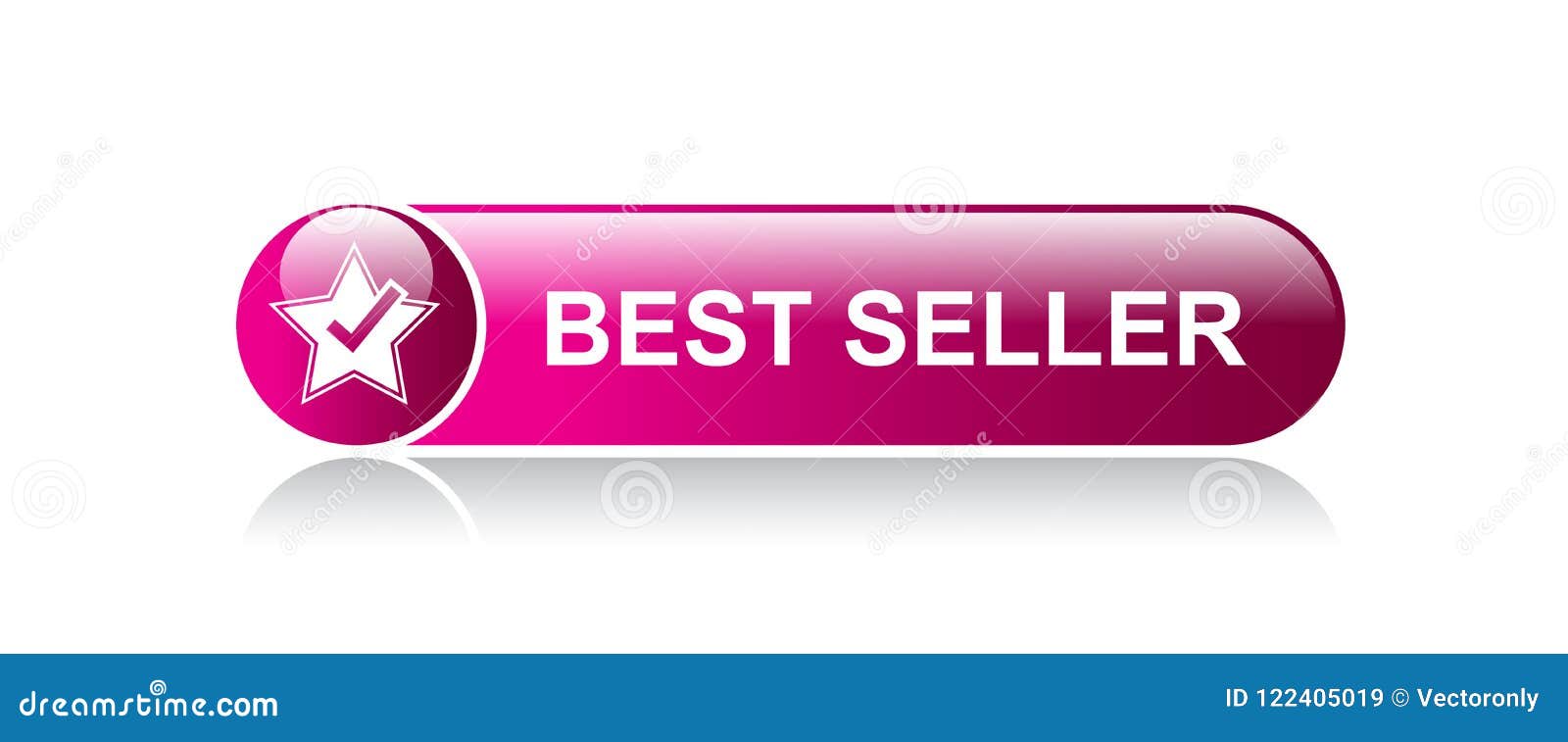 Best seller button stock illustration. Illustration of certificated ...