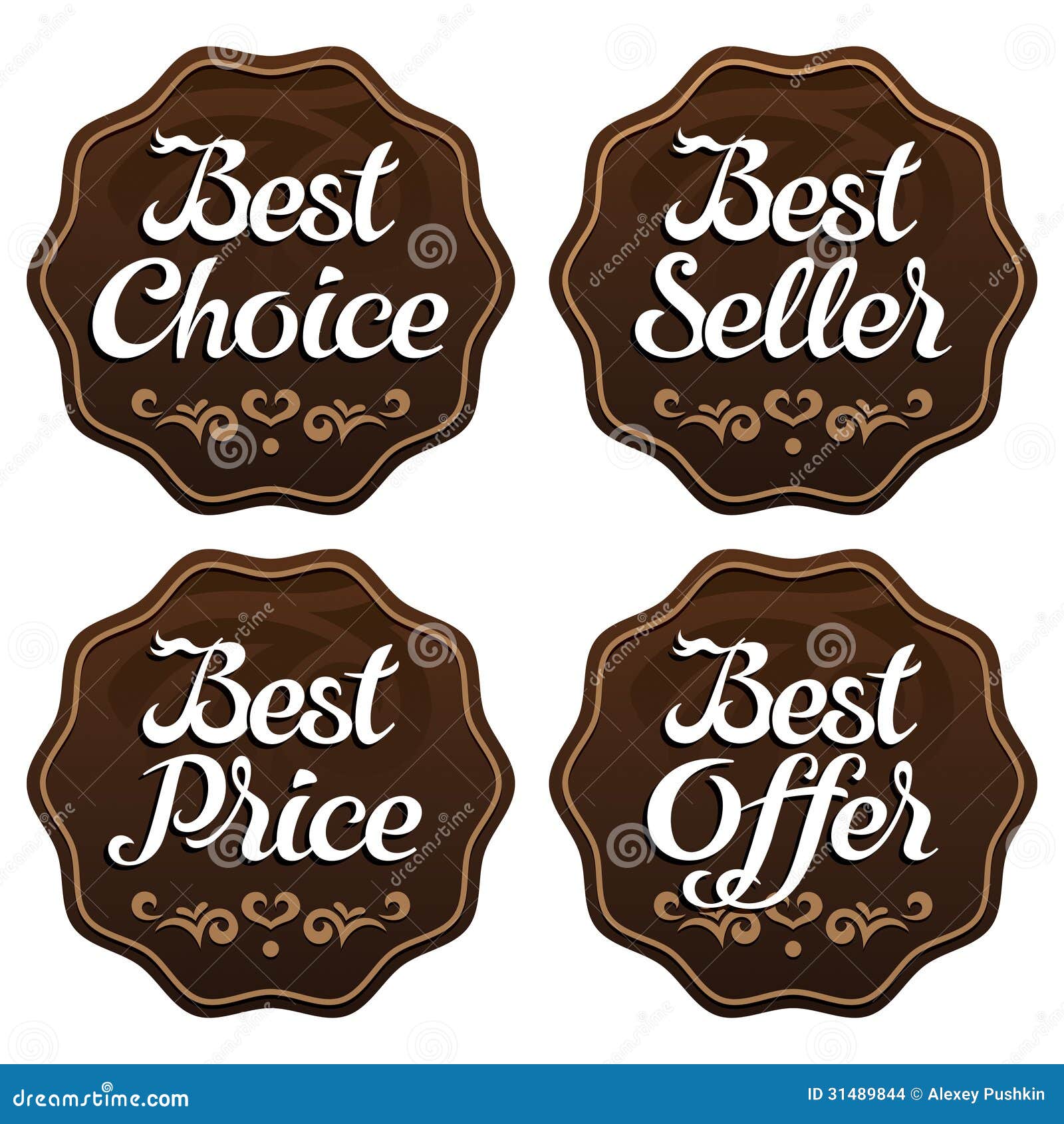 Best Seller Choice Price Offer Labels Stock Vector - Illustration of ...