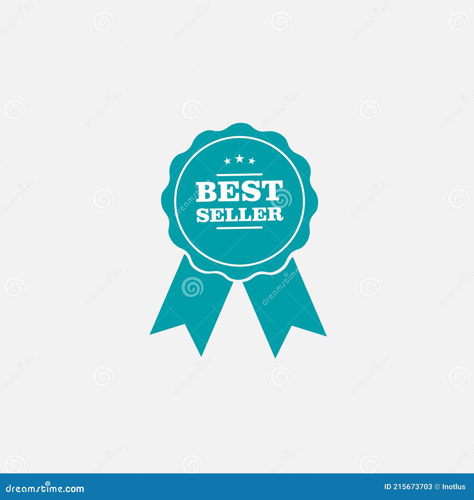 Best Seller Ribbon Design Template Stock Vector - Illustration of mark ...