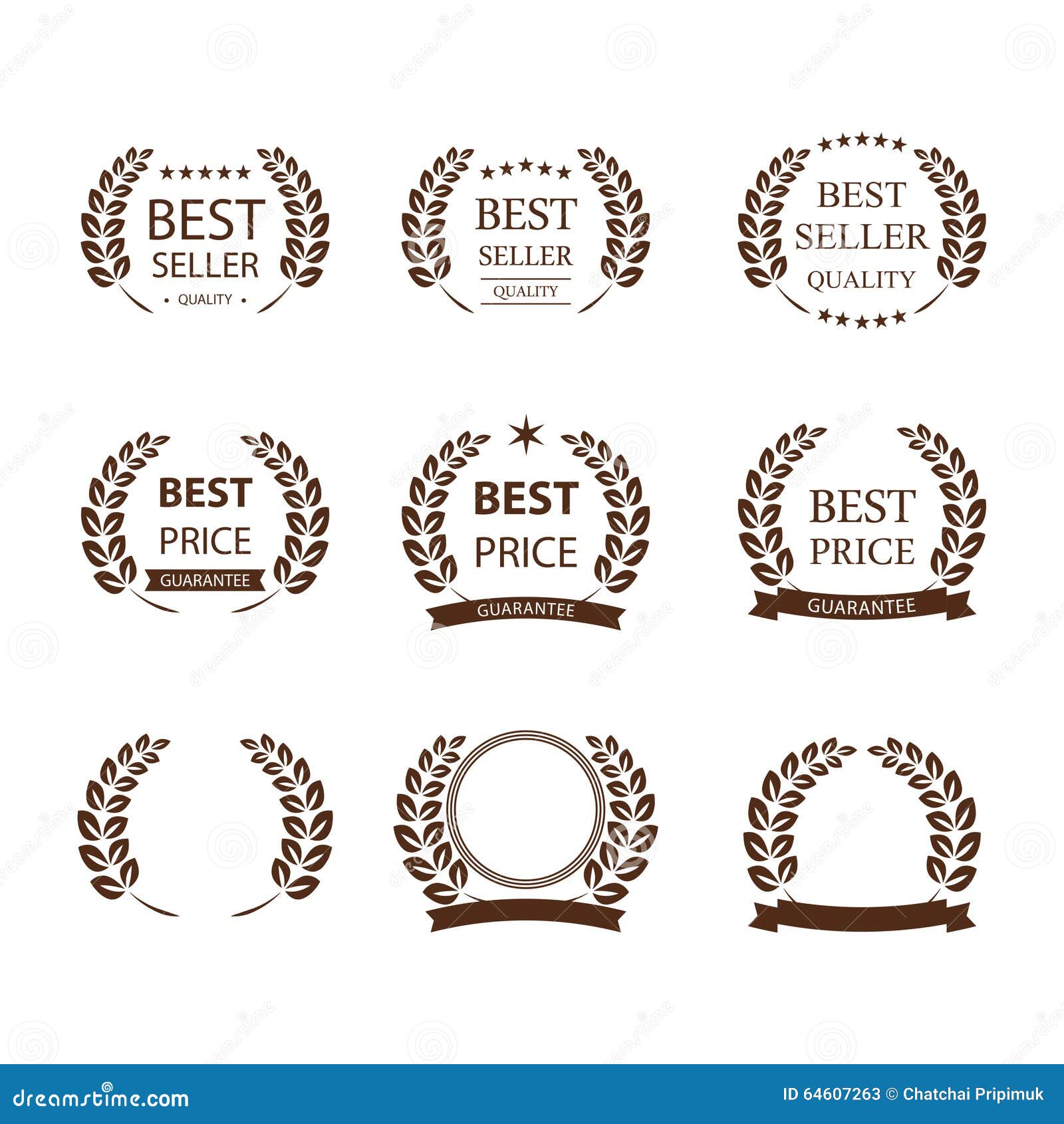 Best Seller Symbol Set, Vector Stock Vector - Illustration of symbol ...