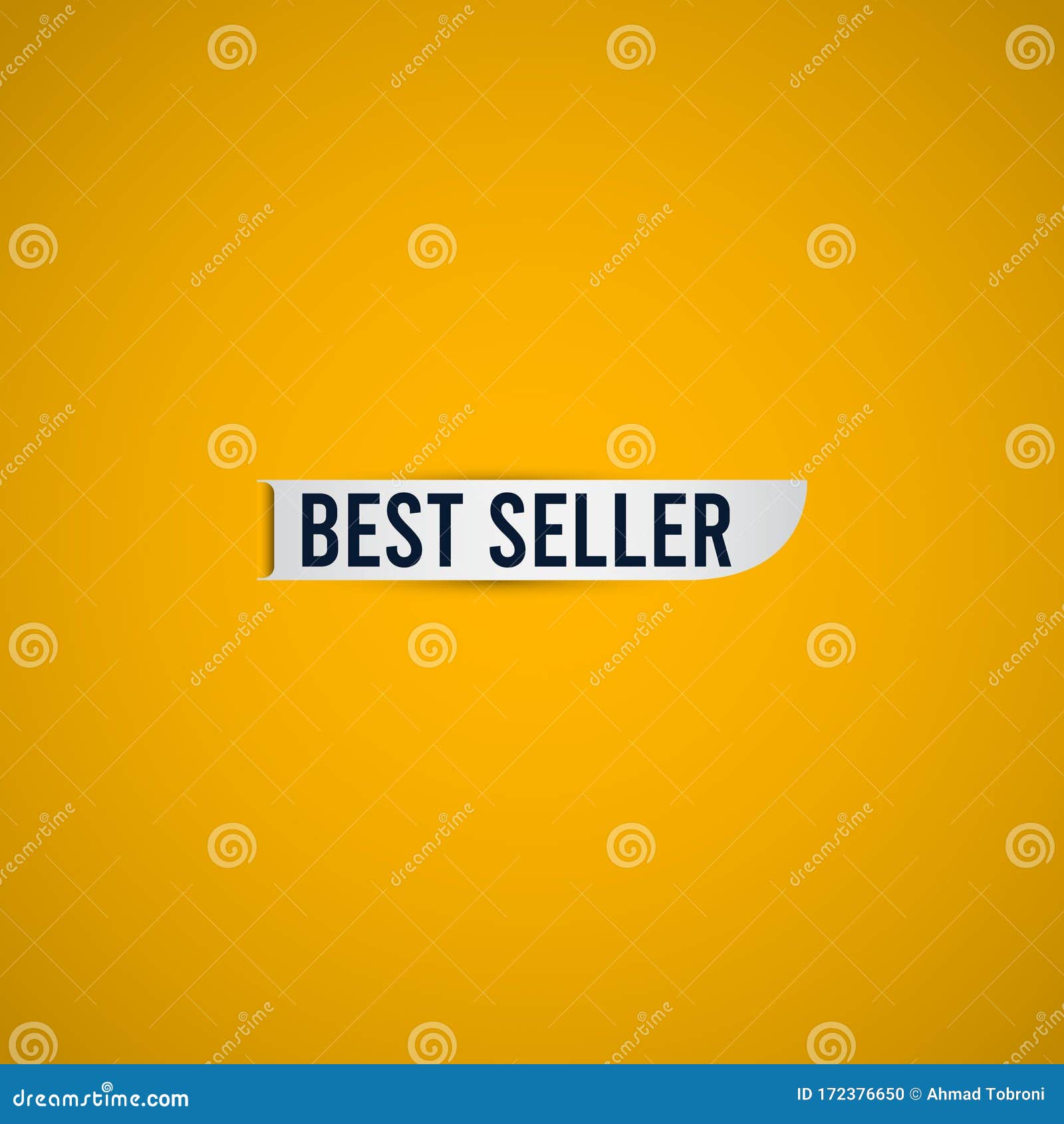 Best Seller Text Label Vector Template Design Illustration Stock Vector ...