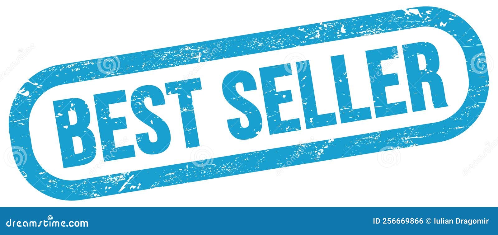 BEST SELLER, Text Written on Blue Stamp Sign Stock Illustration ...