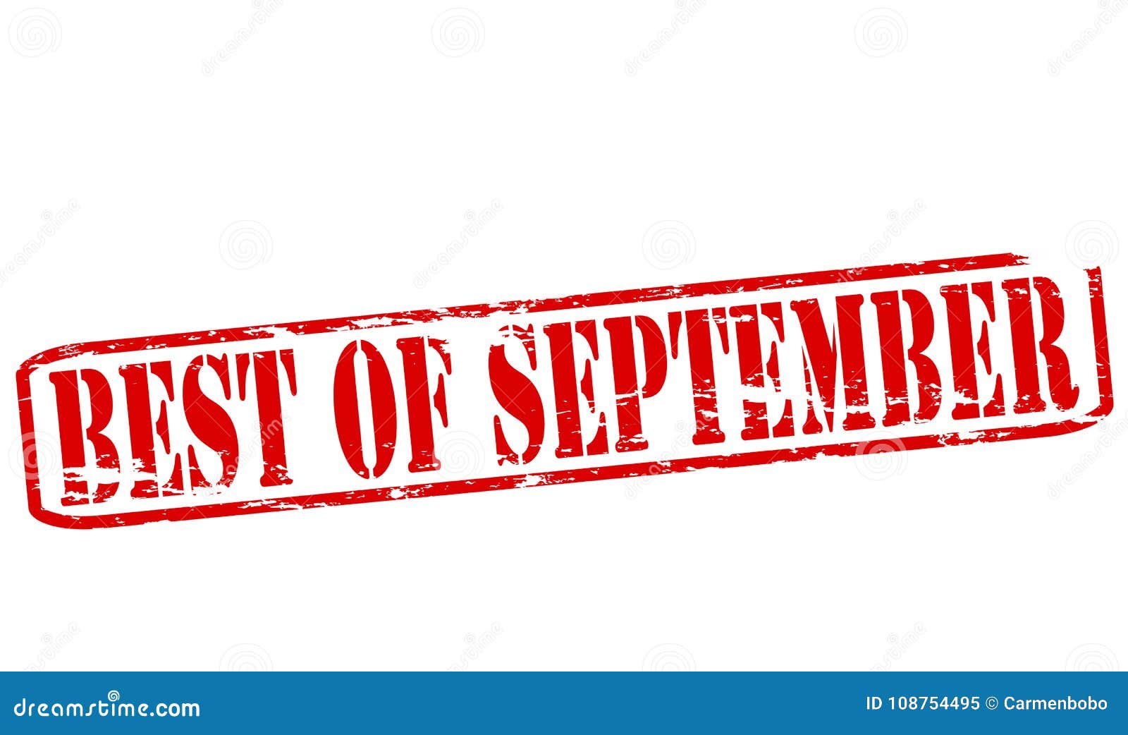Best of September stock illustration. Illustration of grungy - 108754495