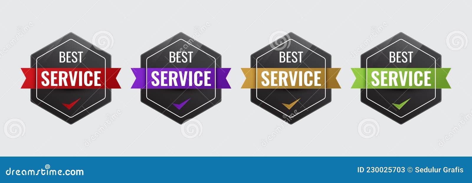 Best Service Badge Logo Icon Template Stock Vector - Illustration of ...