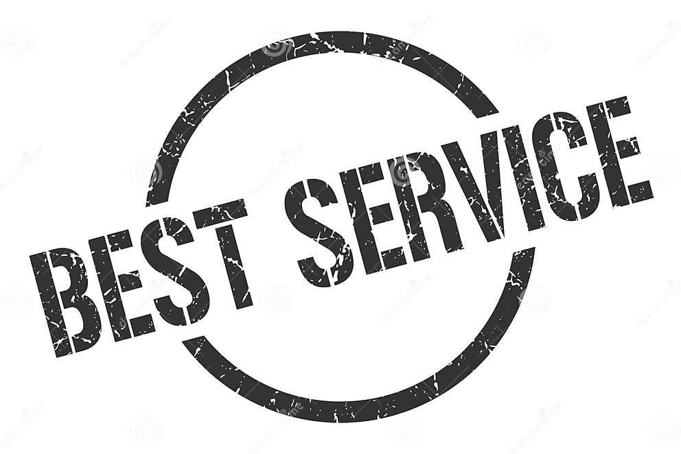 Best service stamp stock vector. Illustration of service - 136865997