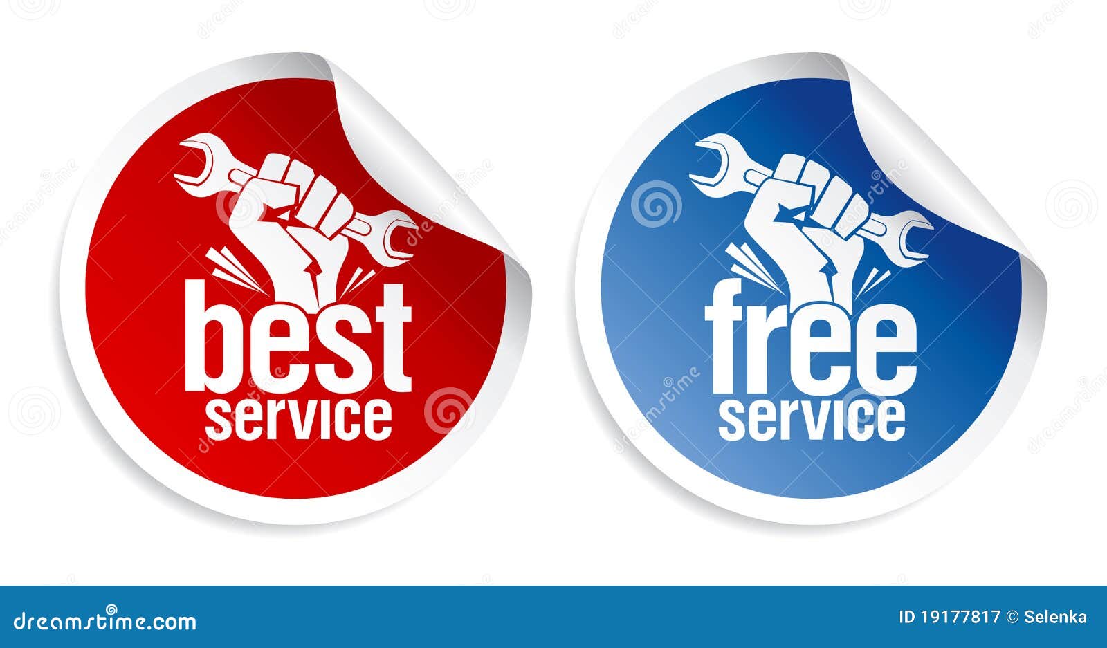 Best service stickers. stock vector. Illustration of mark - 19177817