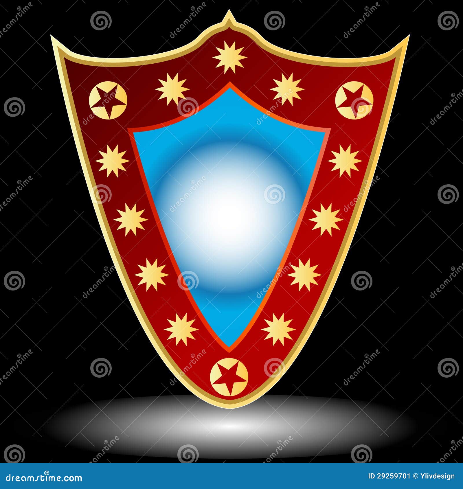 Best shield stock vector. Illustration of copyspace, design - 29259701