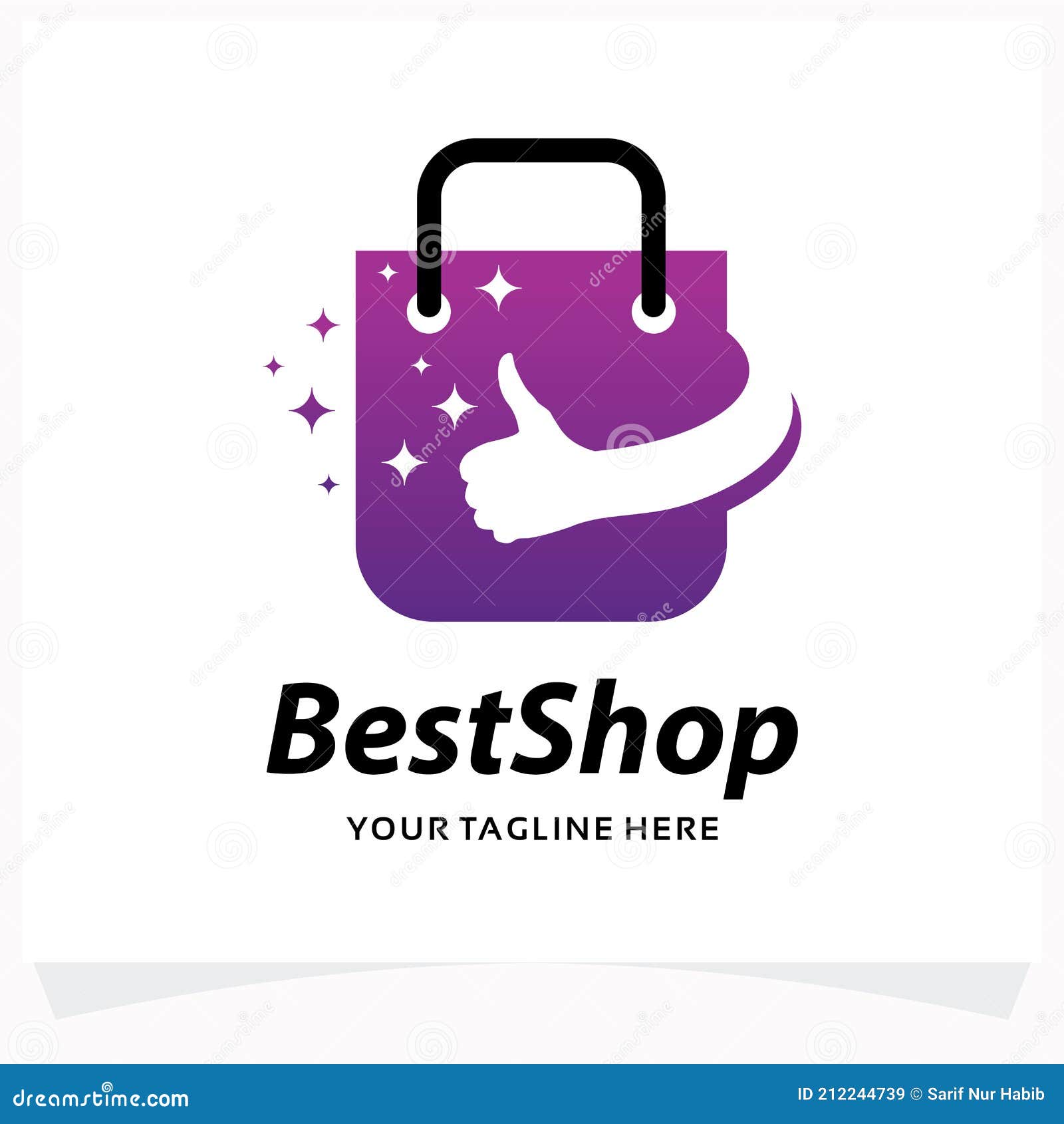 Best Shop Logo Template Design Template Stock Vector - Illustration of ...