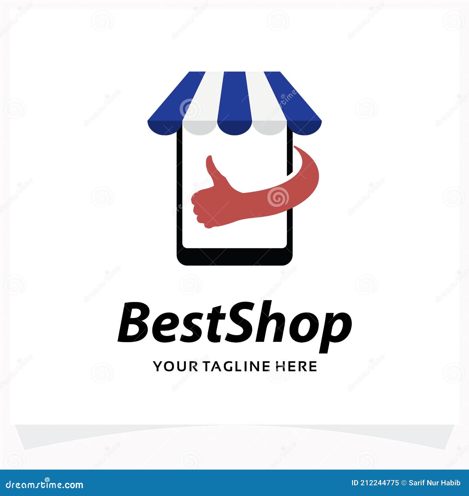Best Shop Logo Template Design Template Stock Vector - Illustration of ...