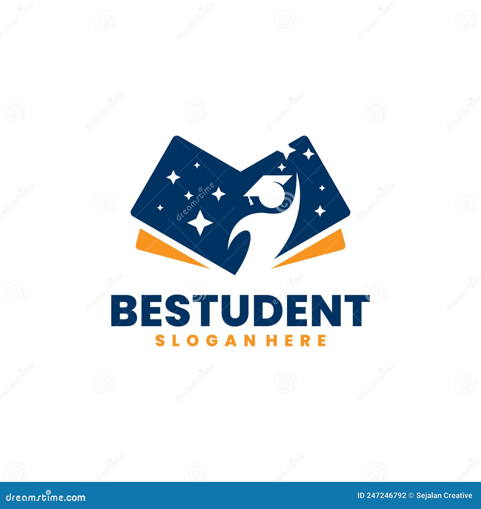 Best Student with Book Logo Vector Stock Vector - Illustration of logo ...